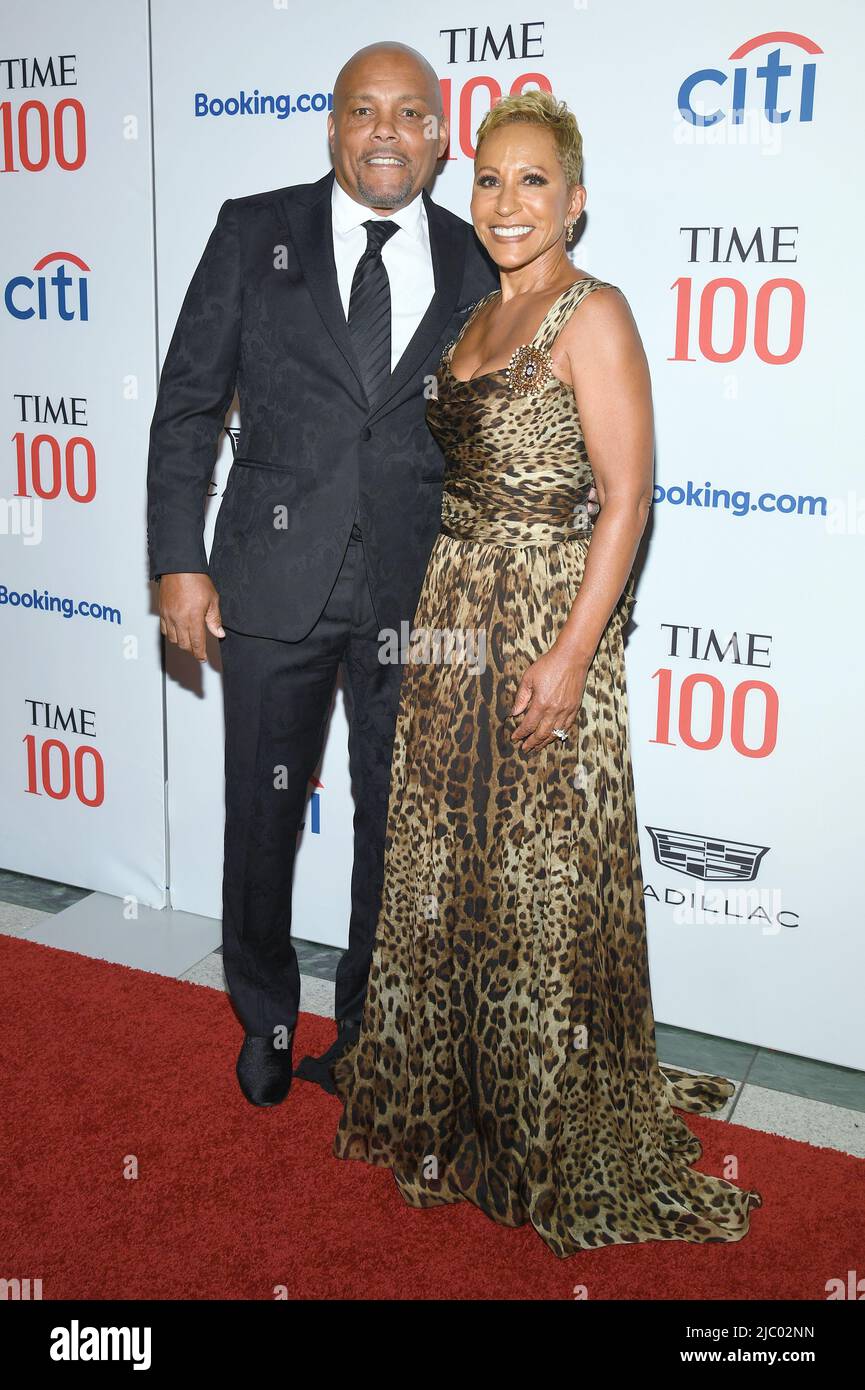 New York, USA. 08th June, 2022. (L-R) Rodney Norris and Adrienne Norris ...