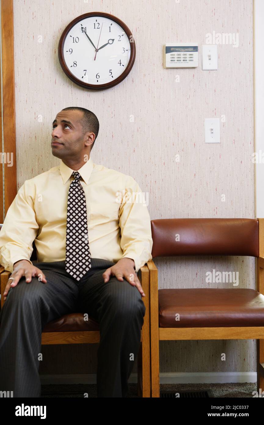 Black nervous waiting room hi-res stock photography and images - Alamy