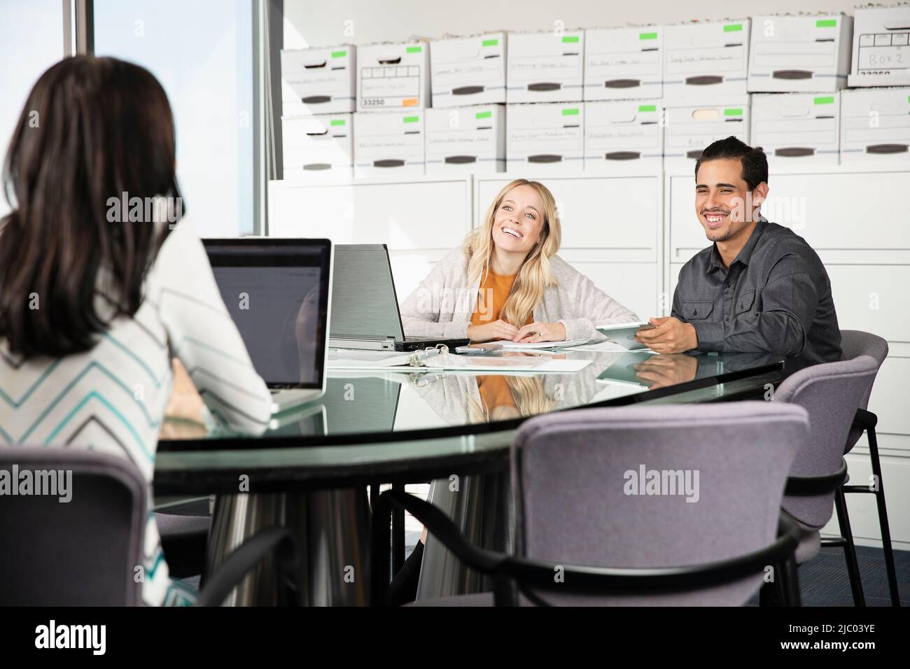 Two people inside computers hi-res stock photography and images - Alamy