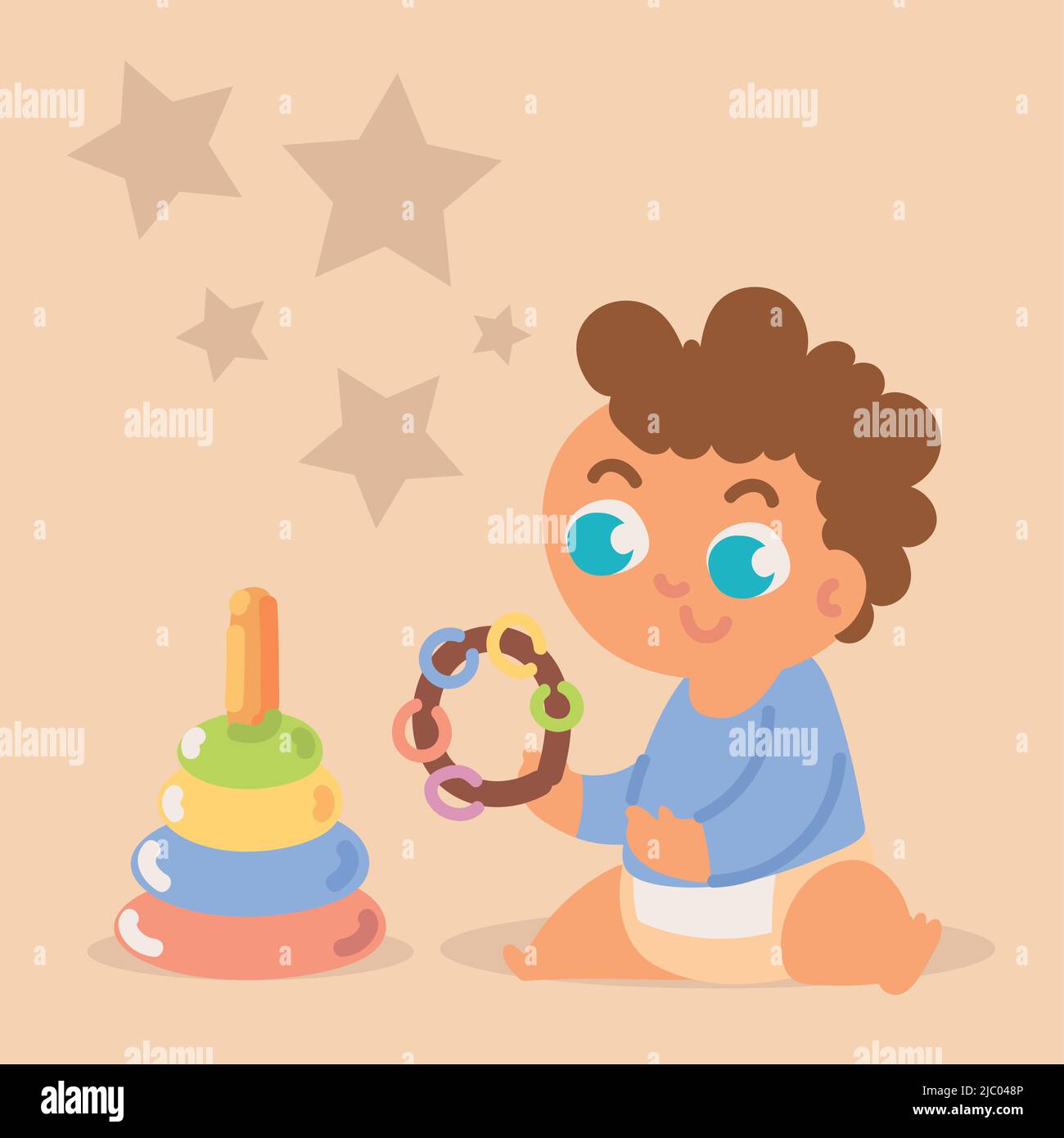 little boy plastic toys Stock Vector Image & Art - Alamy