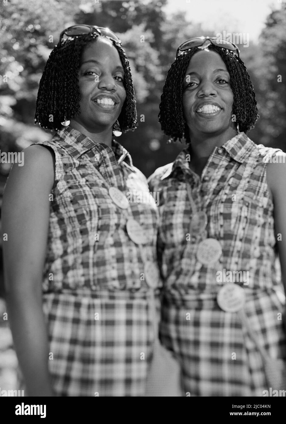 African american twins women hi-res stock photography and images - Alamy