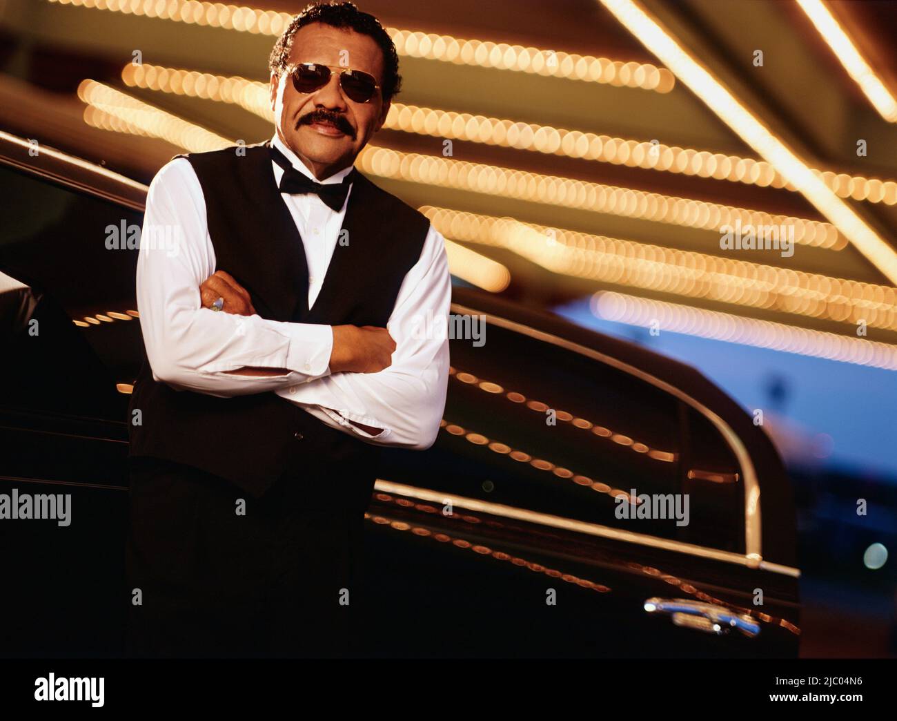 Portrait of limousine driver Stock Photo - Alamy