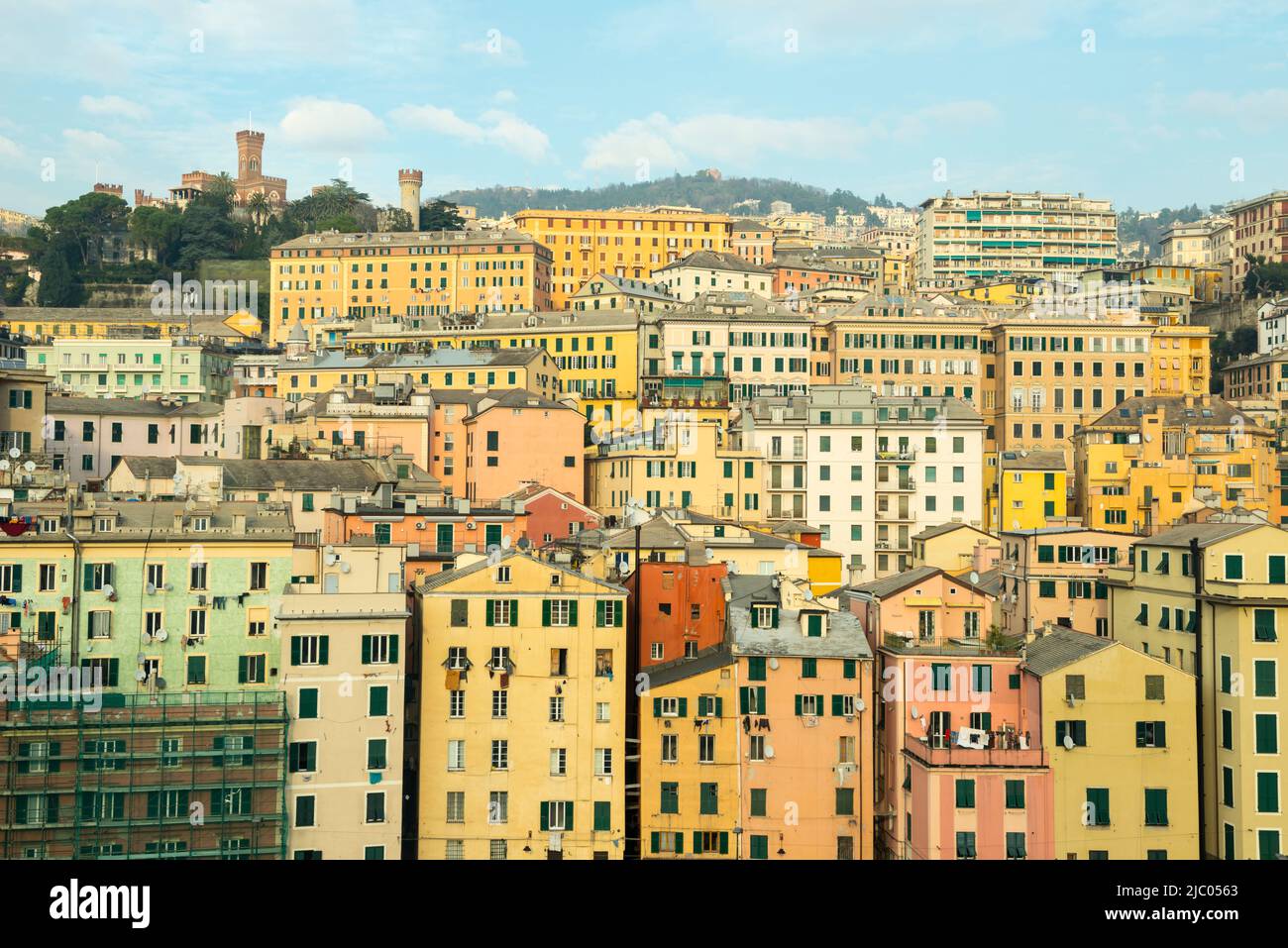 Old structure genoa hi-res stock photography and images - Alamy