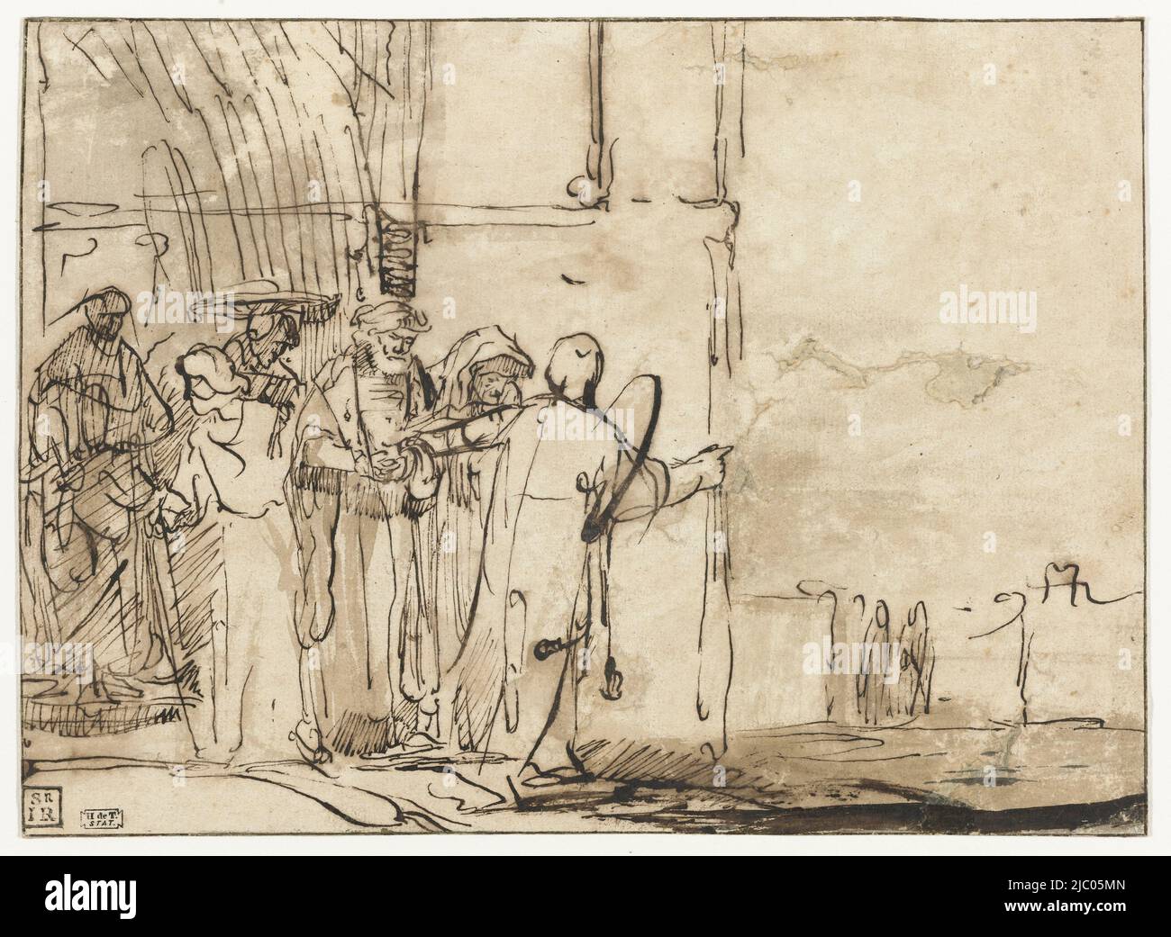 Lot and his family leaving sodom hi-res stock photography and images ...