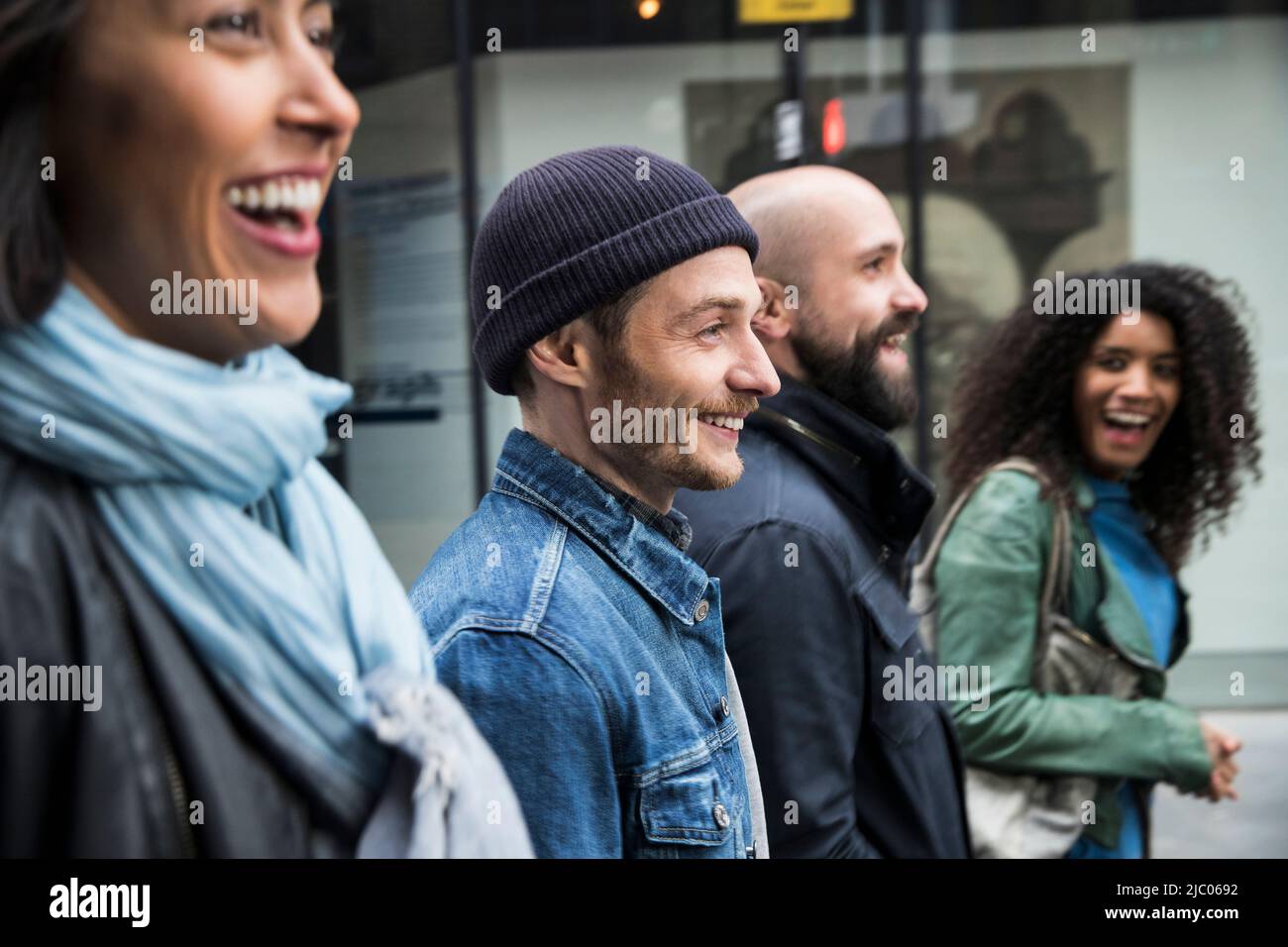 Group young people london youth talking hi-res stock photography and ...