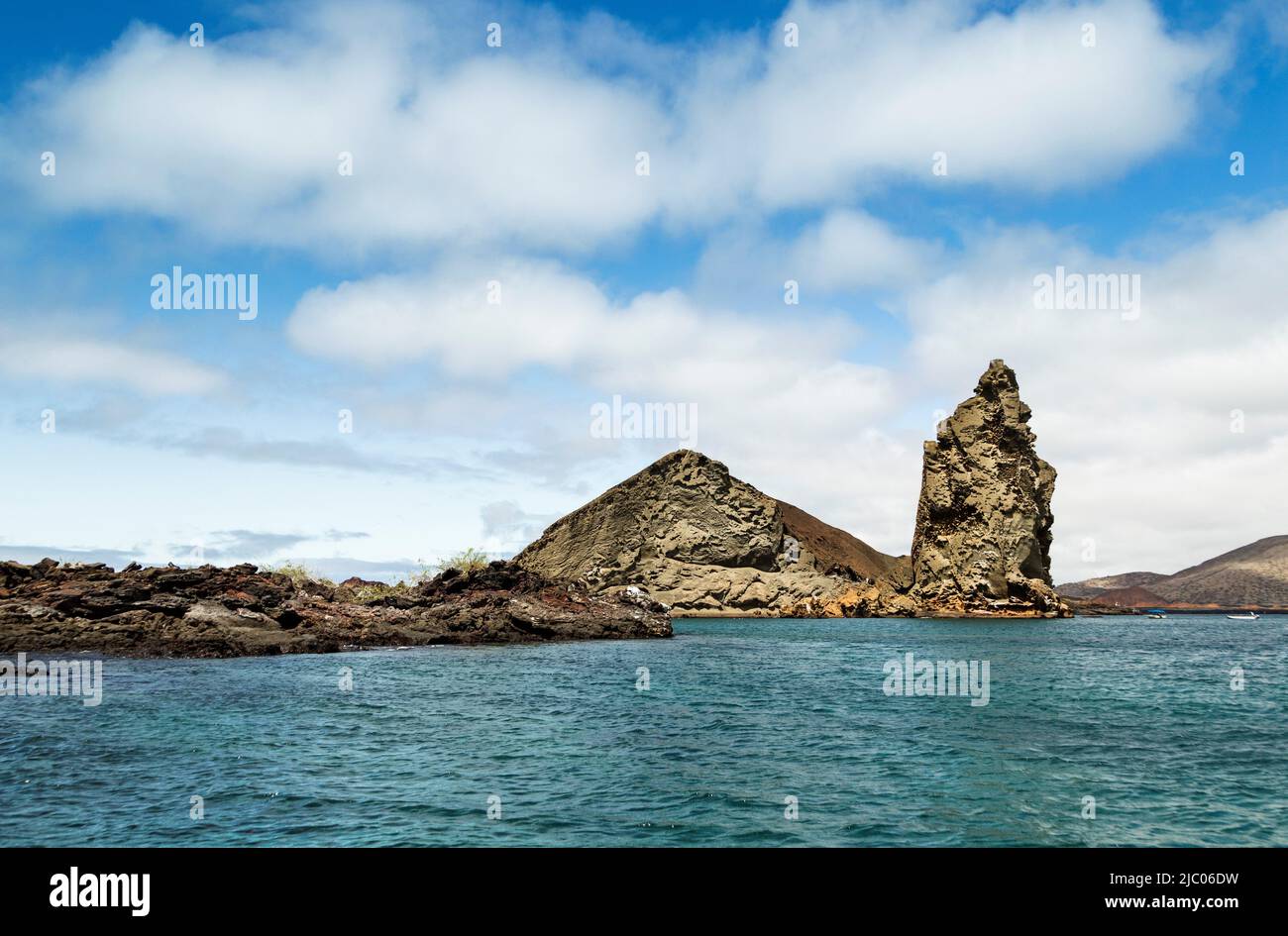 Ecuador, Galapagos Islands, Bartolome Island, Pinnacle Rock Stock Photo ...