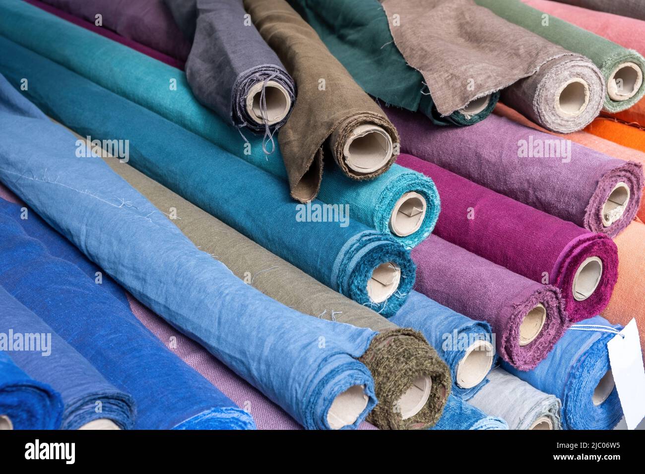 Fabric rolls hi-res stock photography and images - Alamy