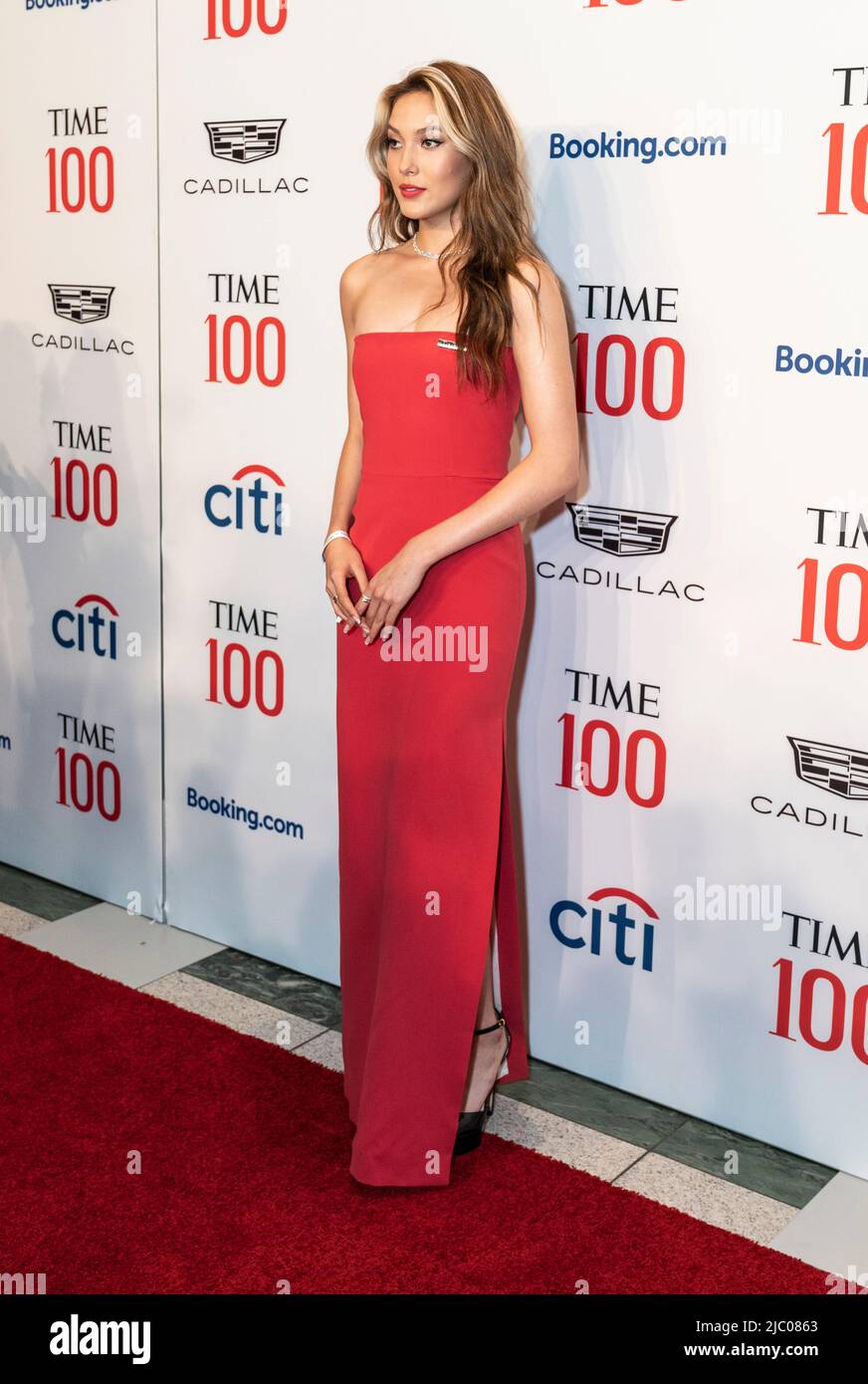 New York, NY - June 8, 2022: Eileen Gu attends Time 100 Gala as Time ...