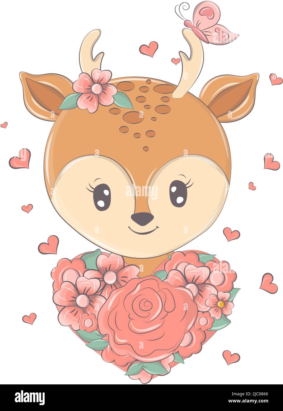 Happy children in beautiful Cut Out Stock Images & Pictures - Alamy