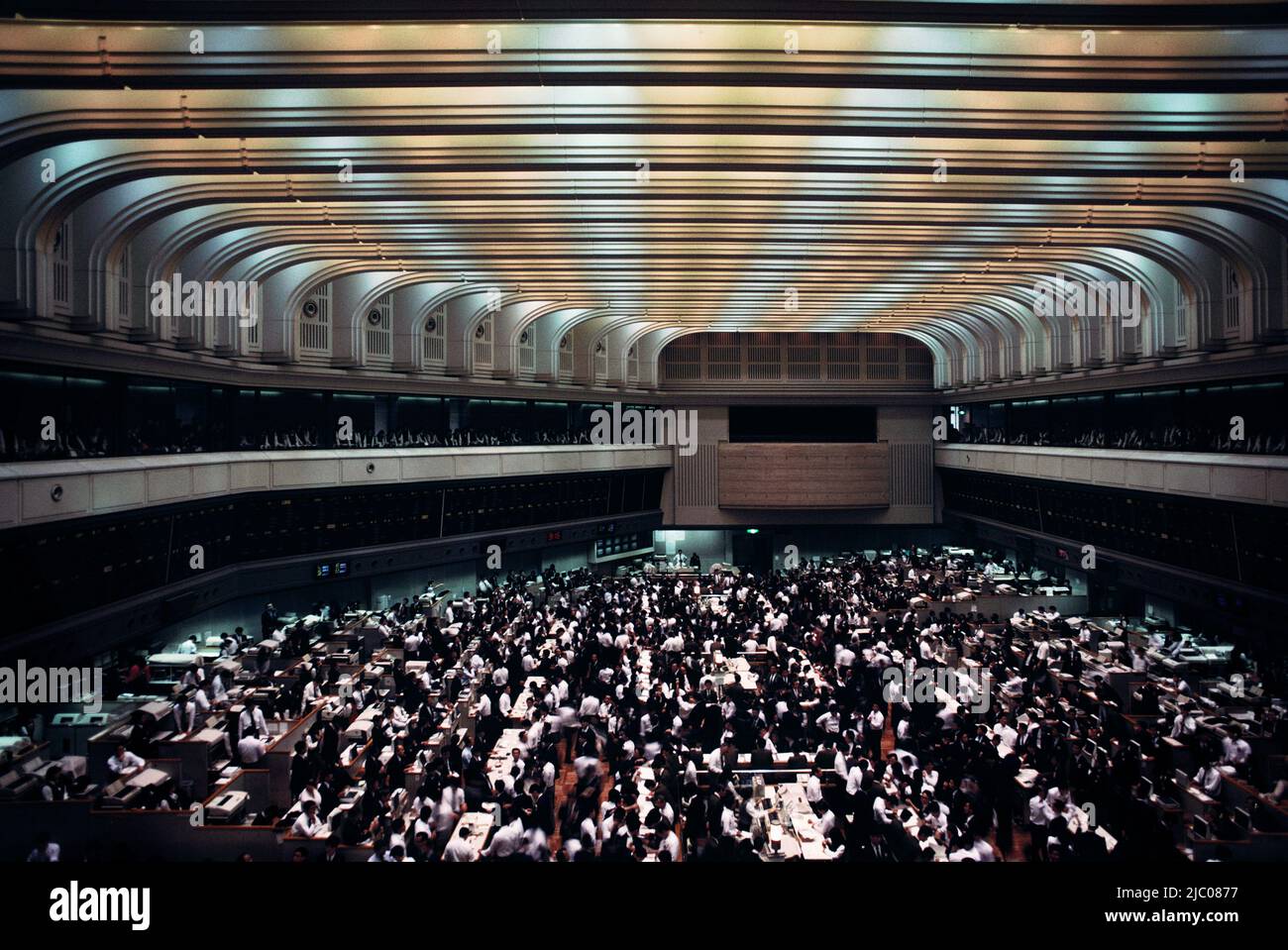 Interiors of Tokyo Stock Exchange, Tokyo, Japan Stock Photo - Alamy