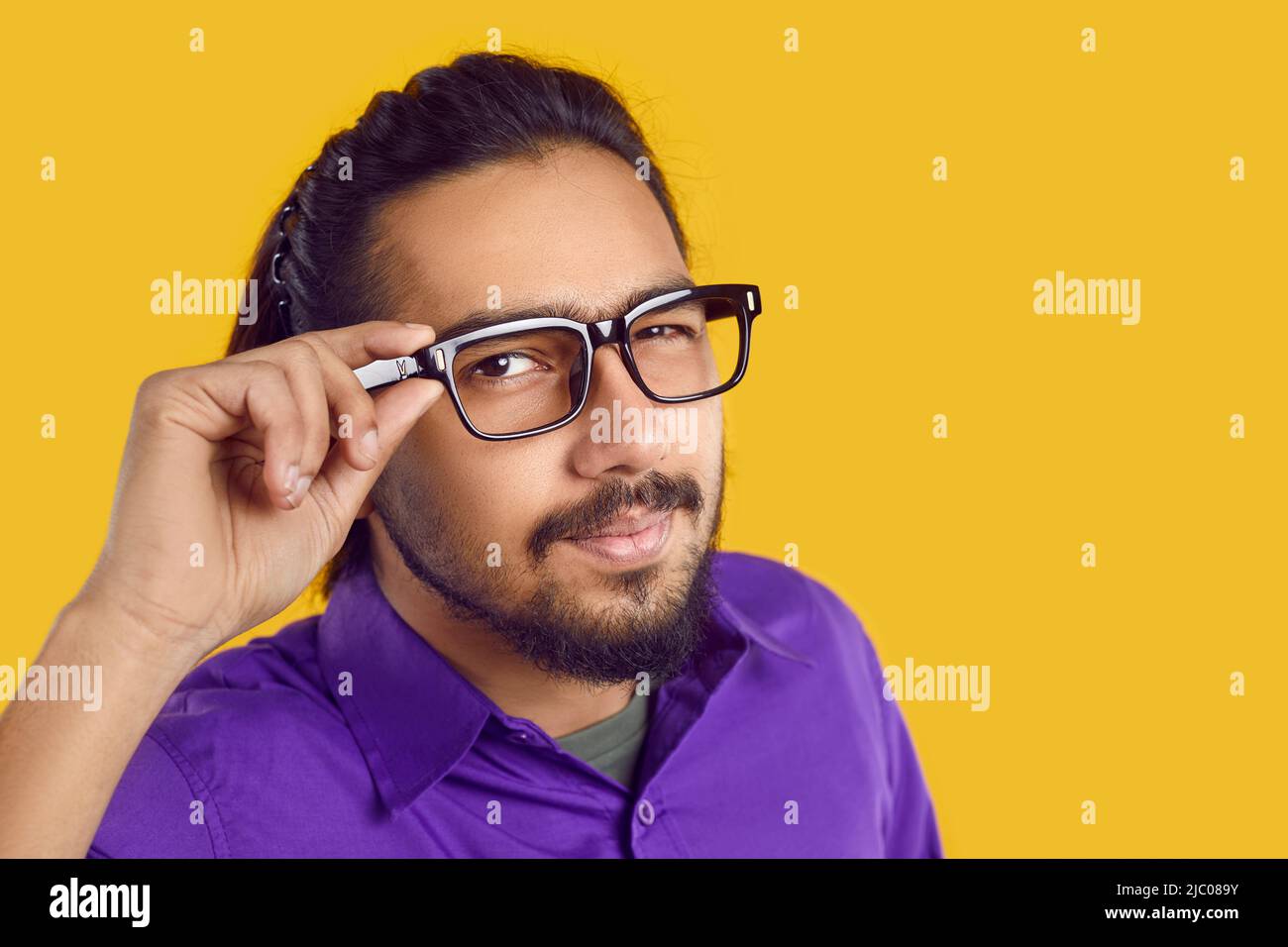 Man curious close up hi-res stock photography and images - Alamy