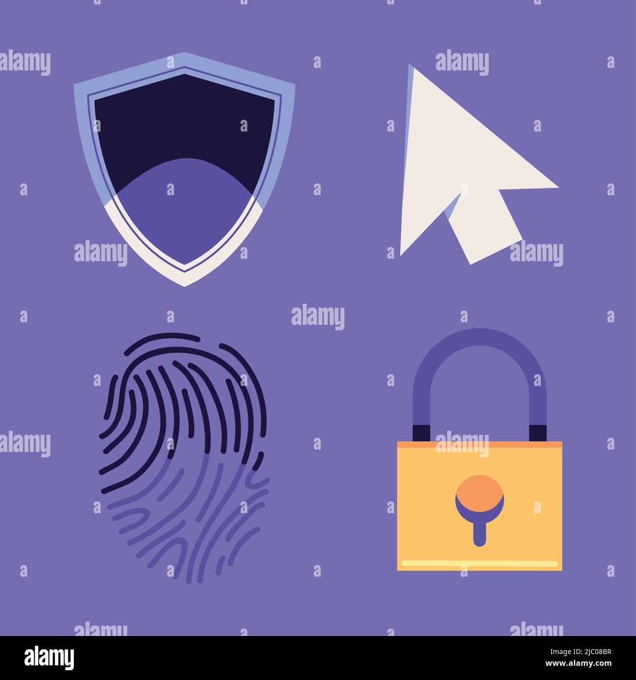 icons cybersecurity protection Stock Vector Image & Art - Alamy
