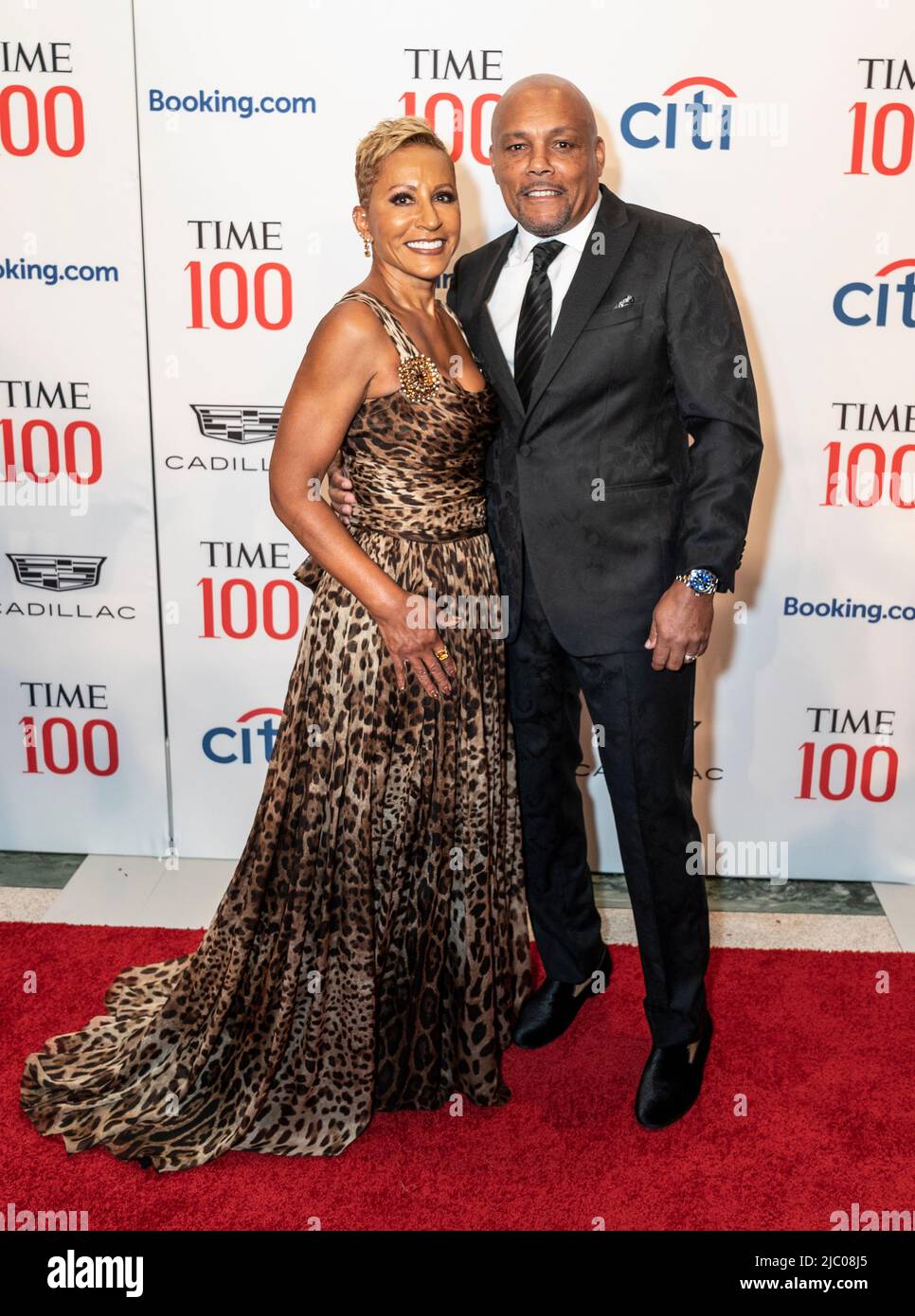 New York, NY - June 8, 2022: Adrienne and Rodney Norris attend Time 100 ...