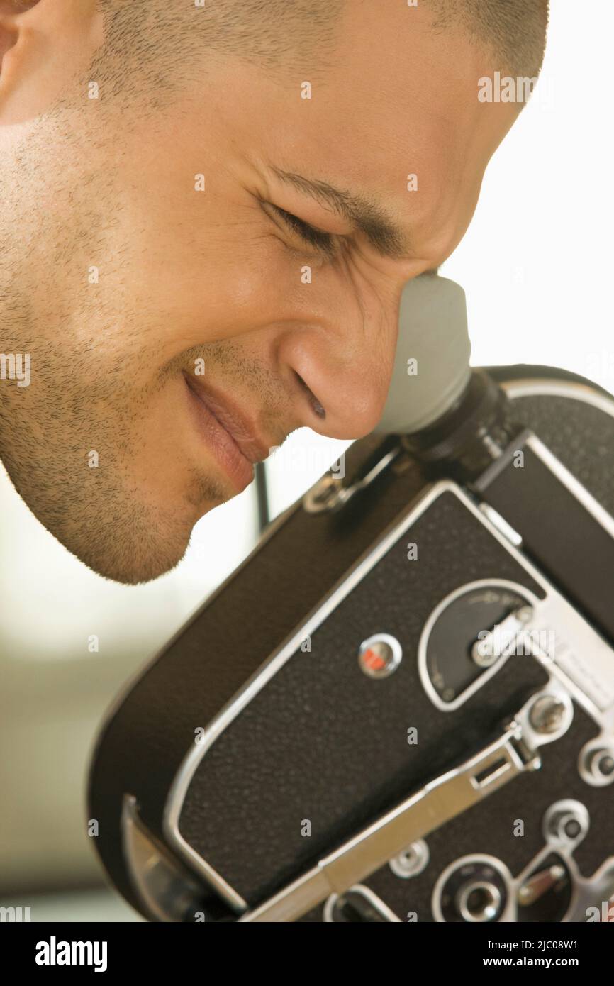 Face to camera filming hi-res stock photography and images - Alamy