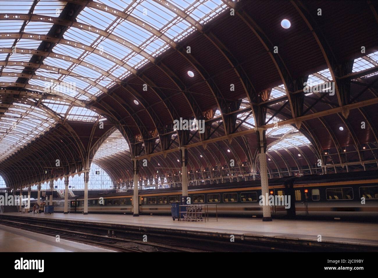 Interiors of a railroad station, London, England Stock Photo - Alamy