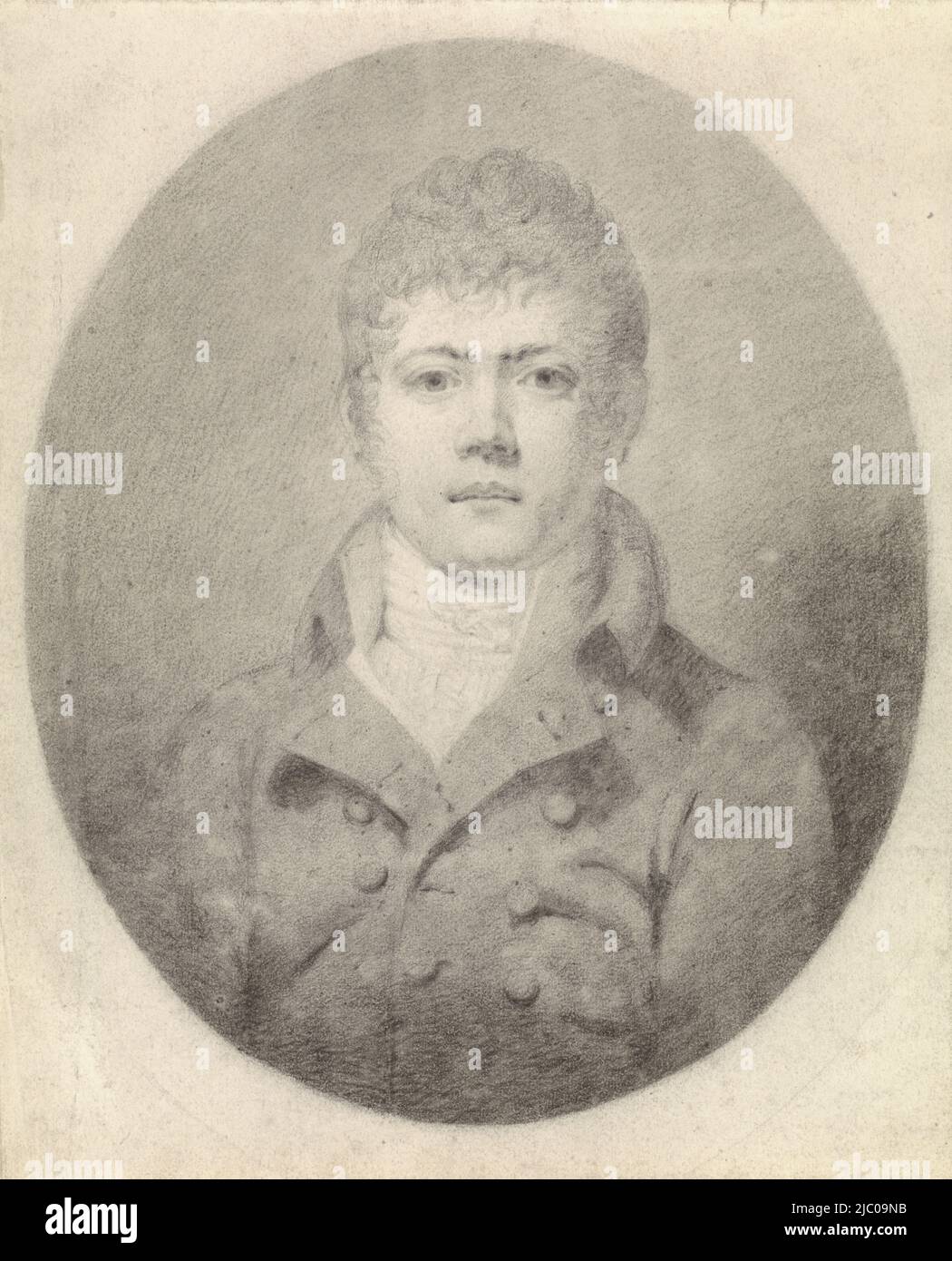 Self-portrait of Willem Grebner (?), Portrait of Willem Grebner ...