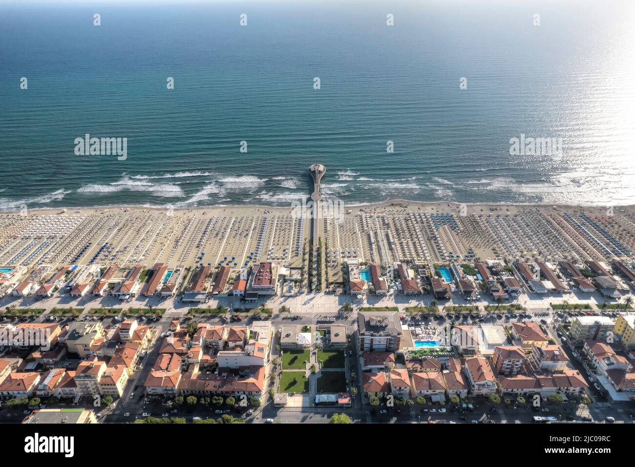 Aerial view lido di camaiore hi-res stock photography and images - Alamy