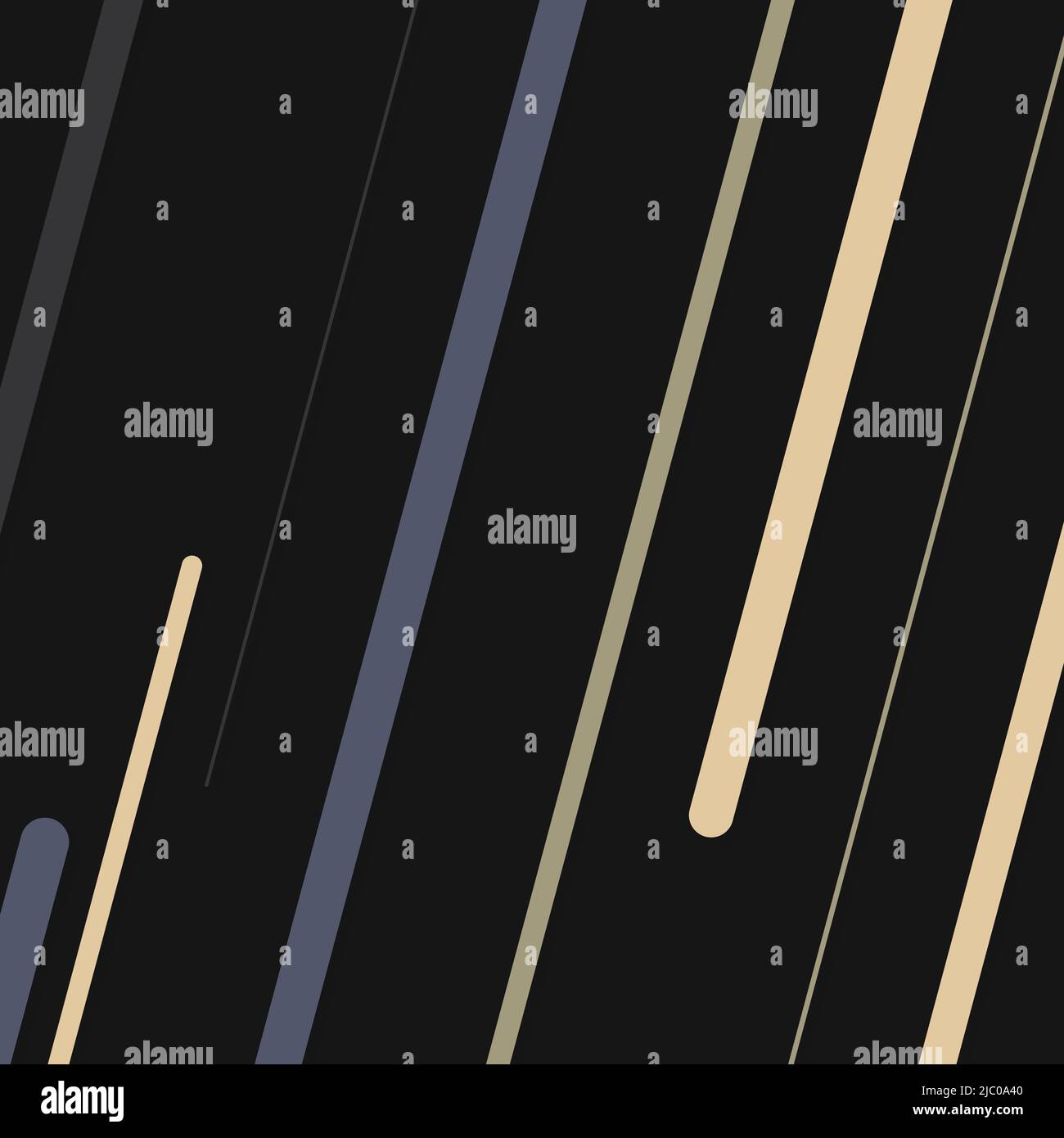 Random Color flowing rounded stripes illustration Stock Vector Image ...