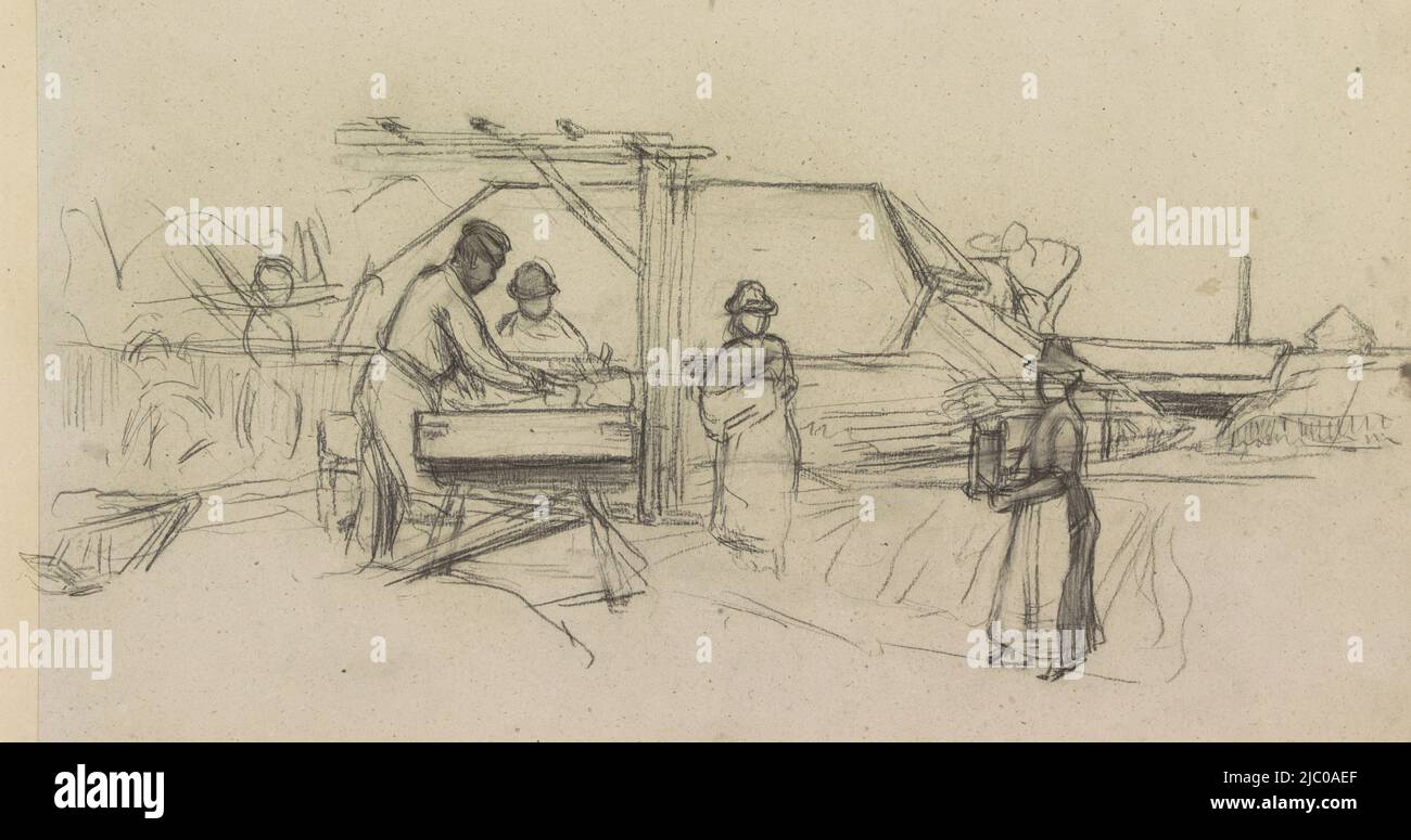 The brick factory, draughtsman: Anthon Gerhard Alexander van Rappard ...