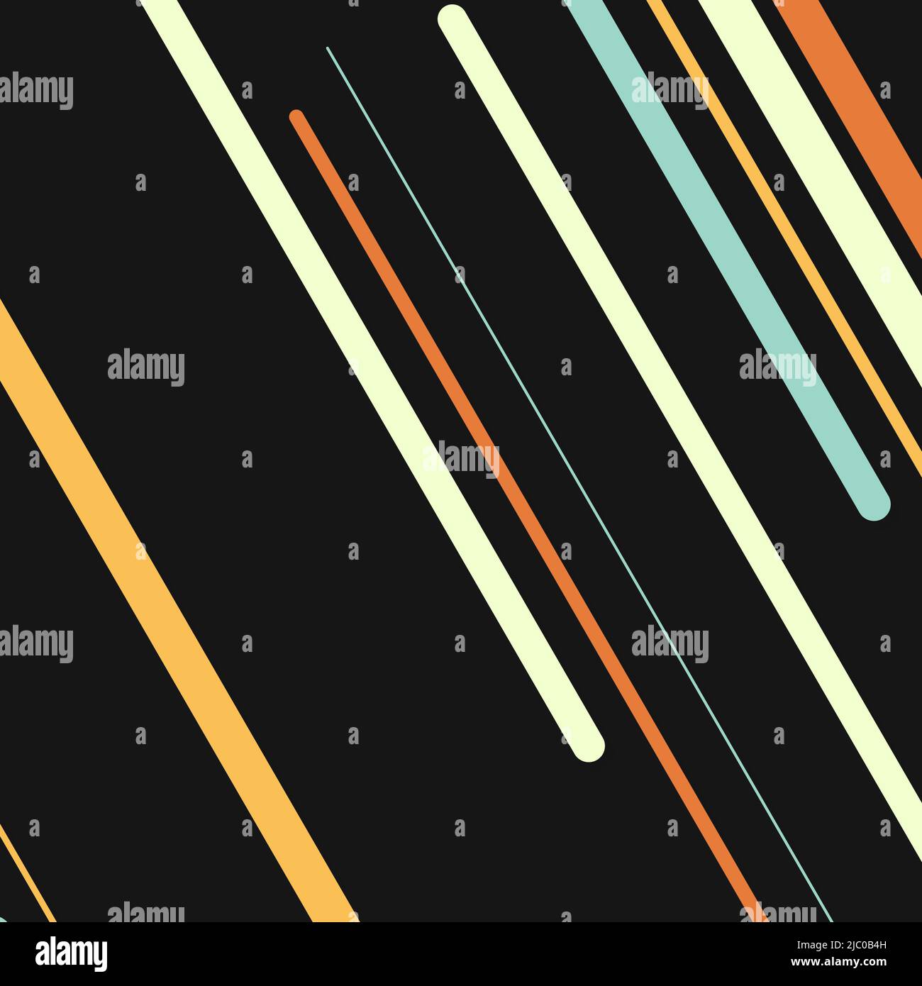 Random Color flowing rounded stripes illustration Stock Vector Image ...