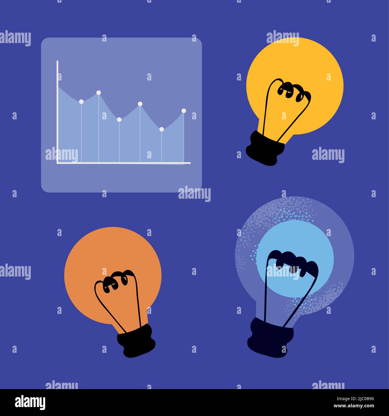 creative report chart Stock Vector Image & Art - Alamy