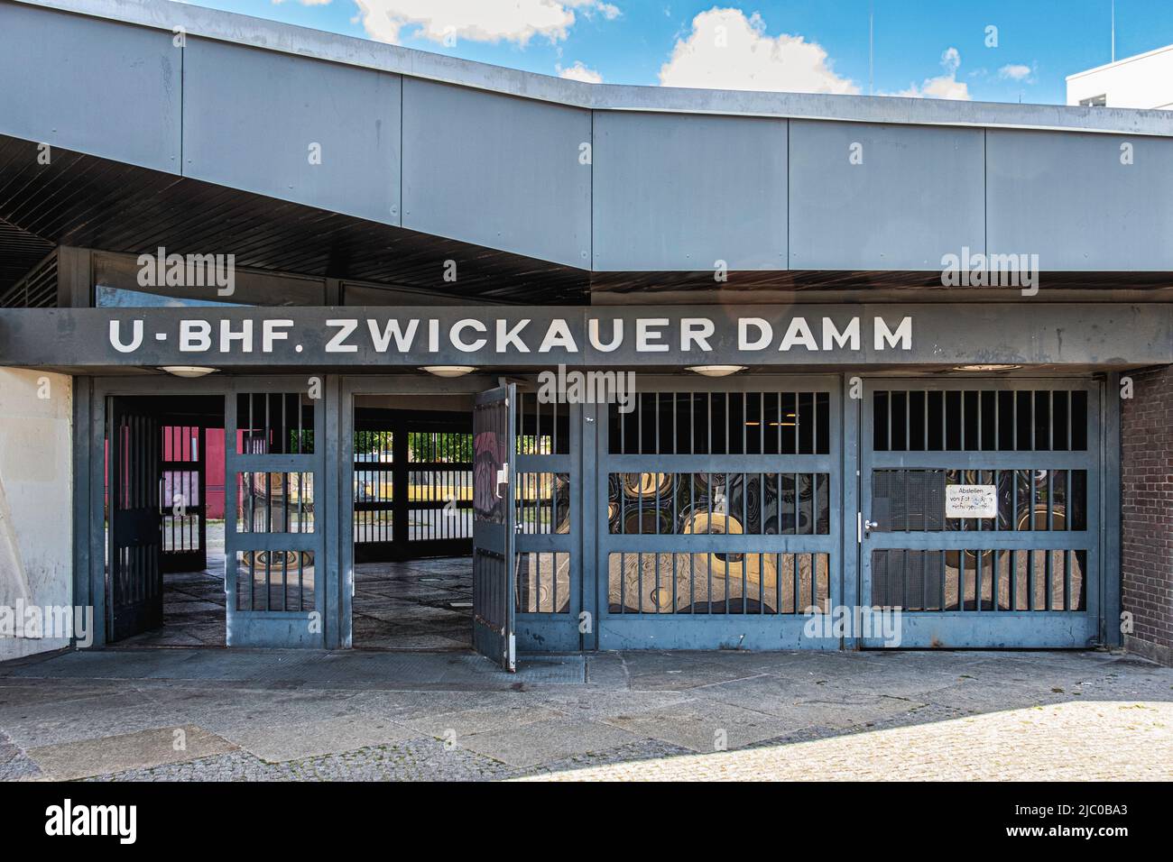 U Zwickauer Damm, Gropiusstadt-Berlin, Germany, The U-Bahn underground ...
