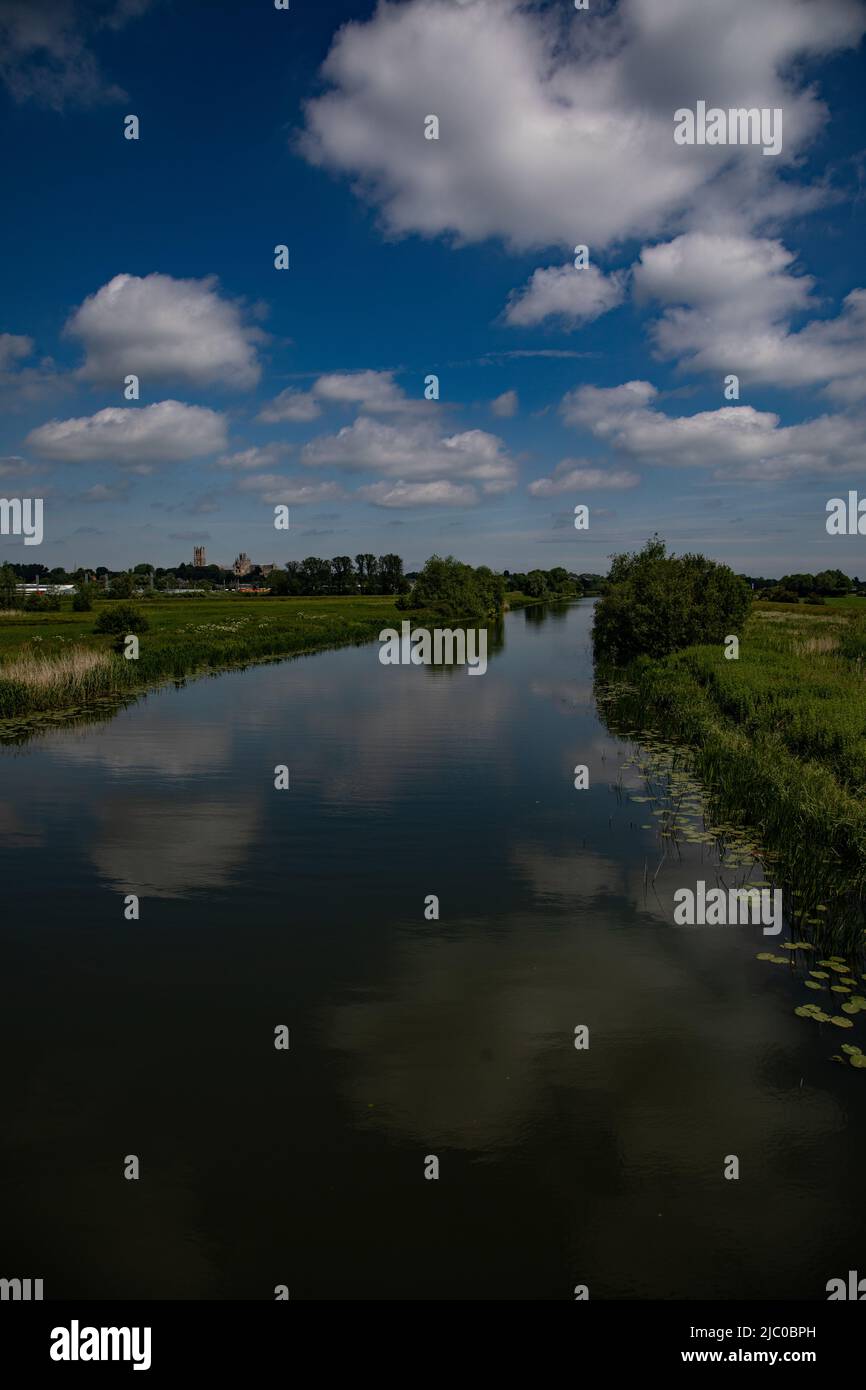 Ely cathedral, river ouse hi-res stock photography and images - Alamy