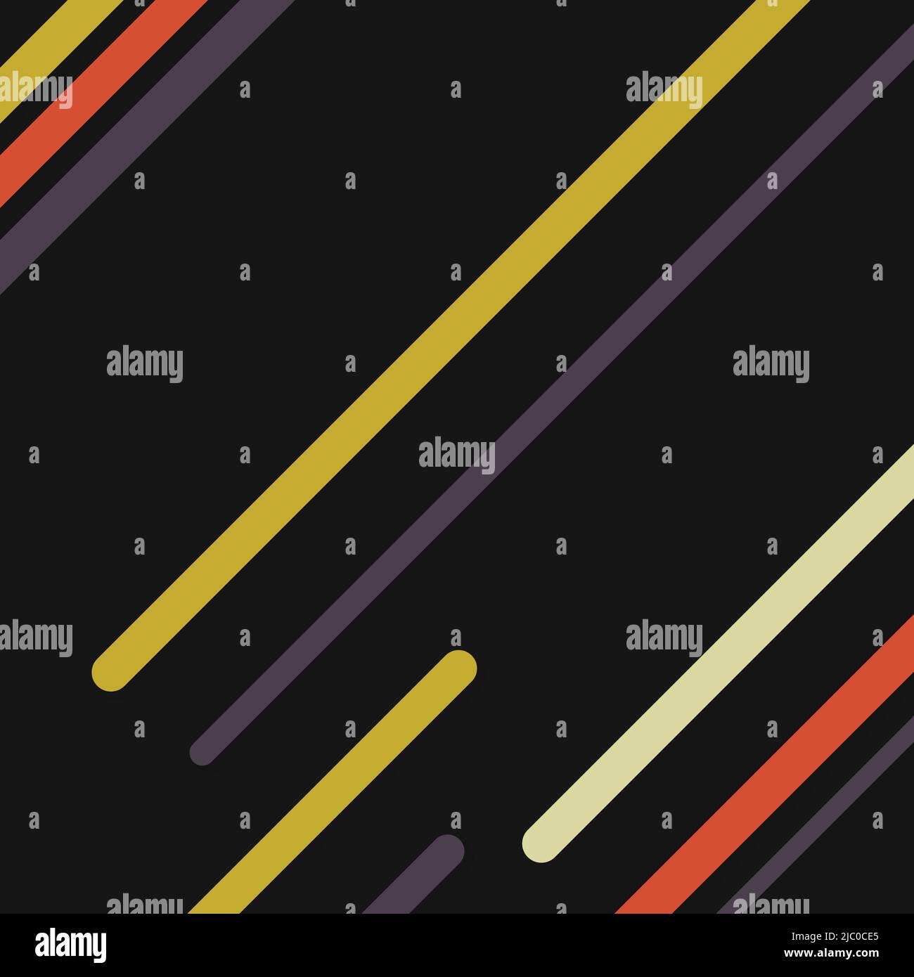 Random Color flowing rounded stripes illustration Stock Vector Image ...