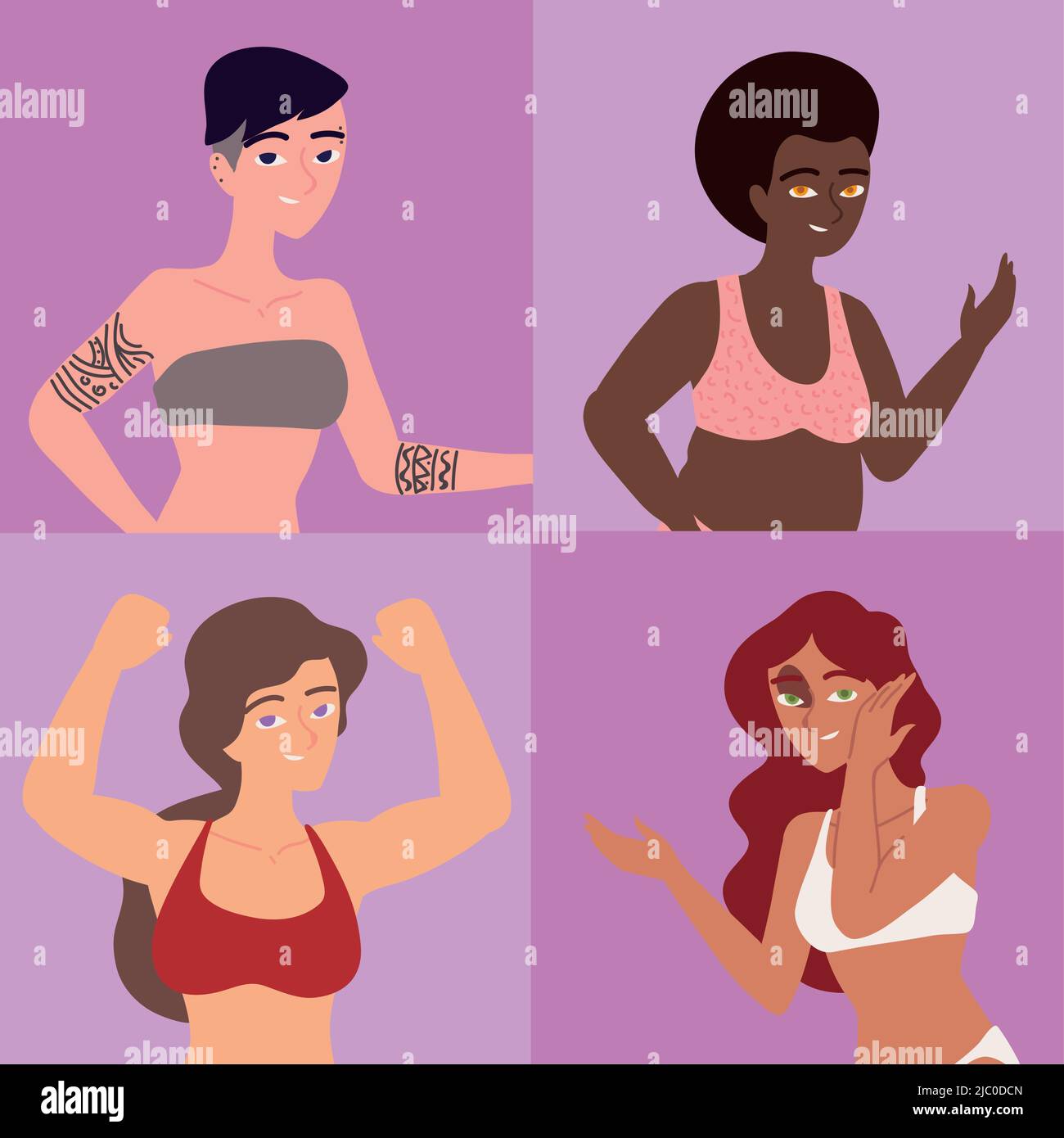 set of diversity and inclusion Stock Vector Image & Art - Alamy