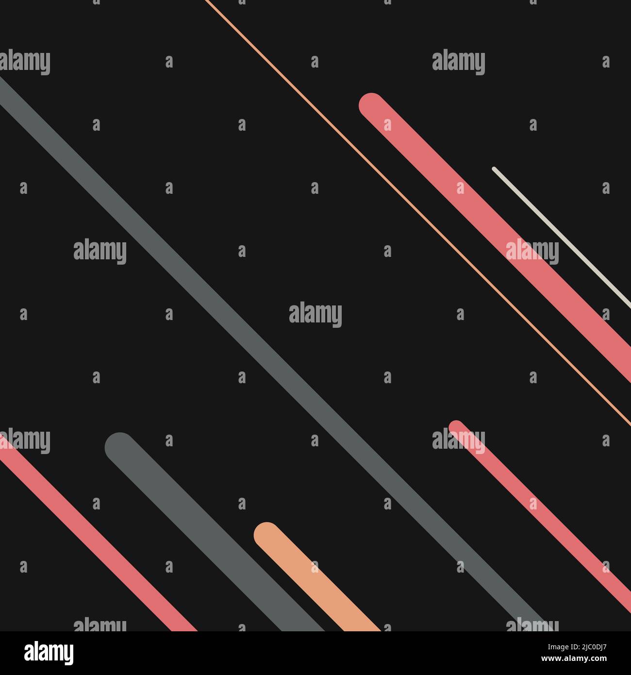 Random Color flowing rounded stripes illustration Stock Vector Image ...