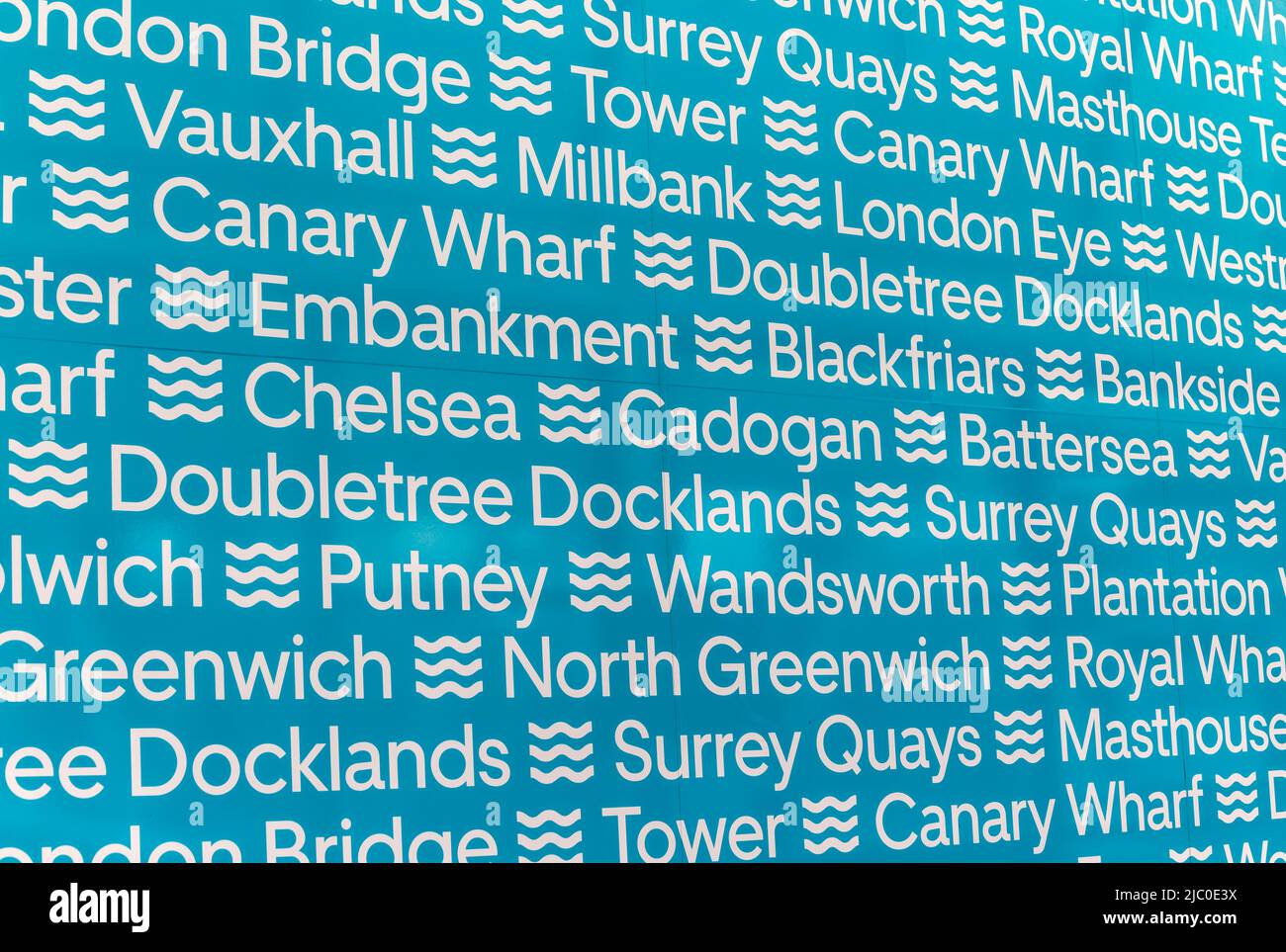 Destinations on Uber River Thames water bus taxi public transport ...