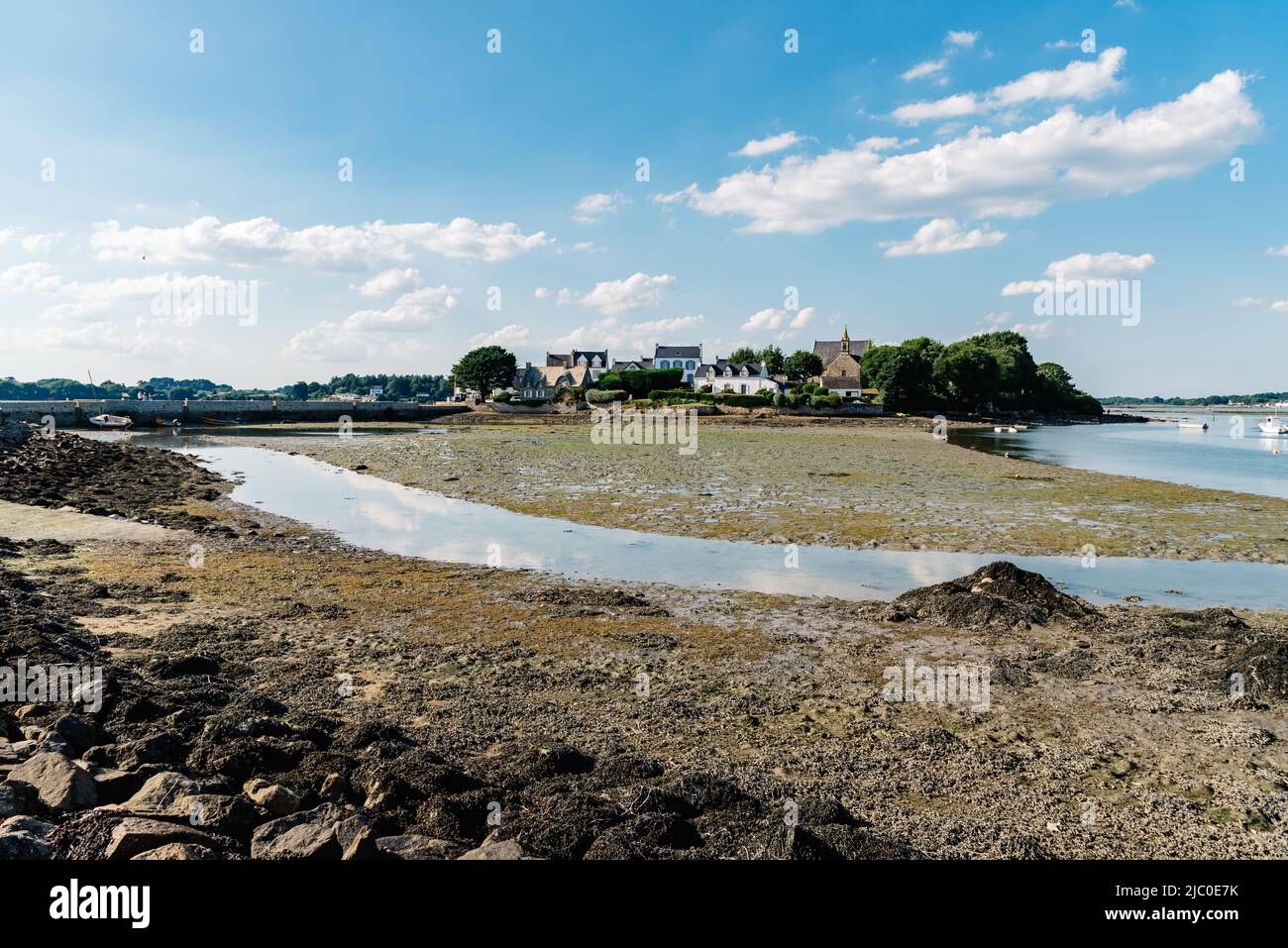 Scenic view of Saint-Cado in Brittany, France Stock Photo - Alamy