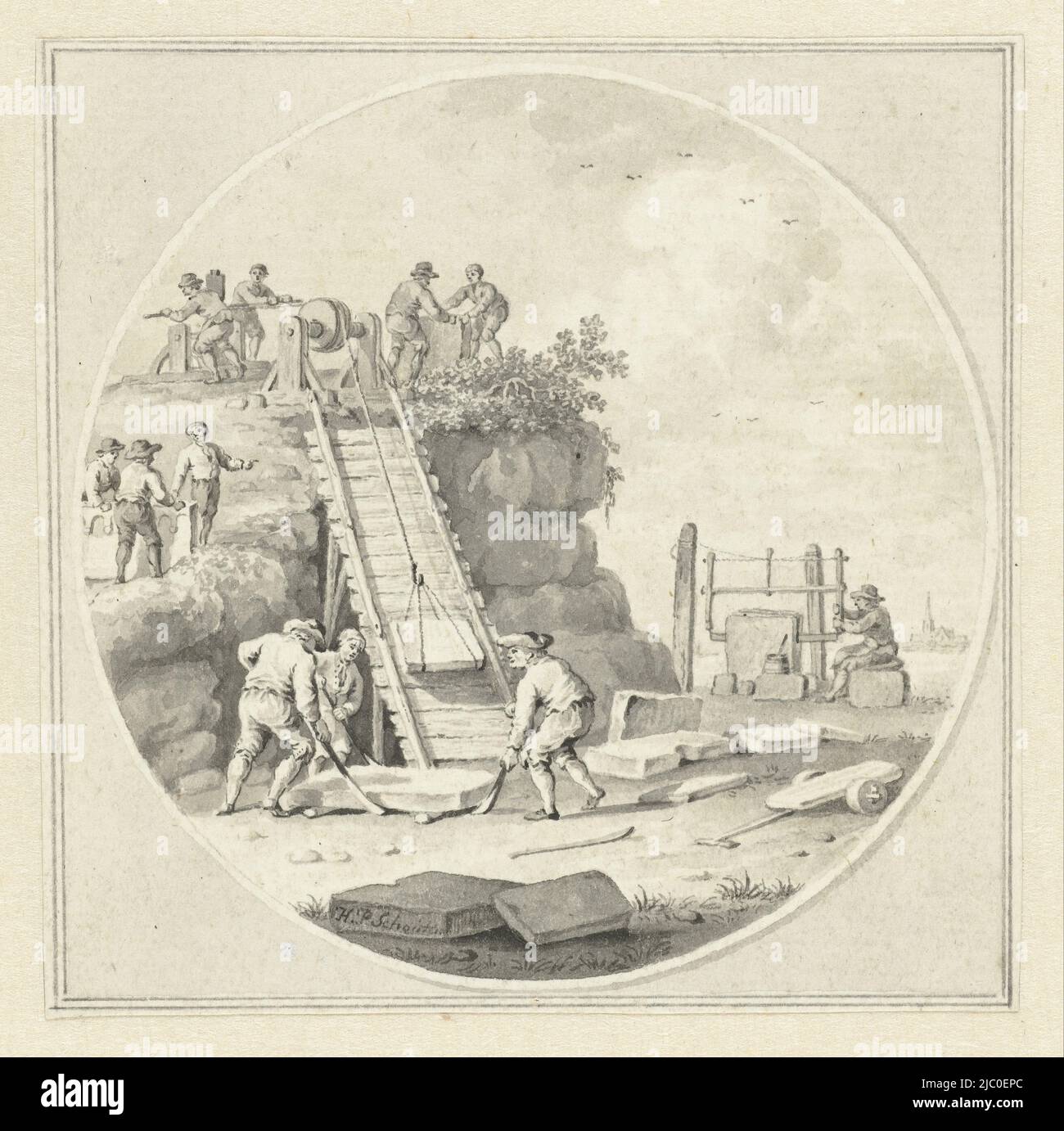 Quarry workers hi-res stock photography and images - Alamy