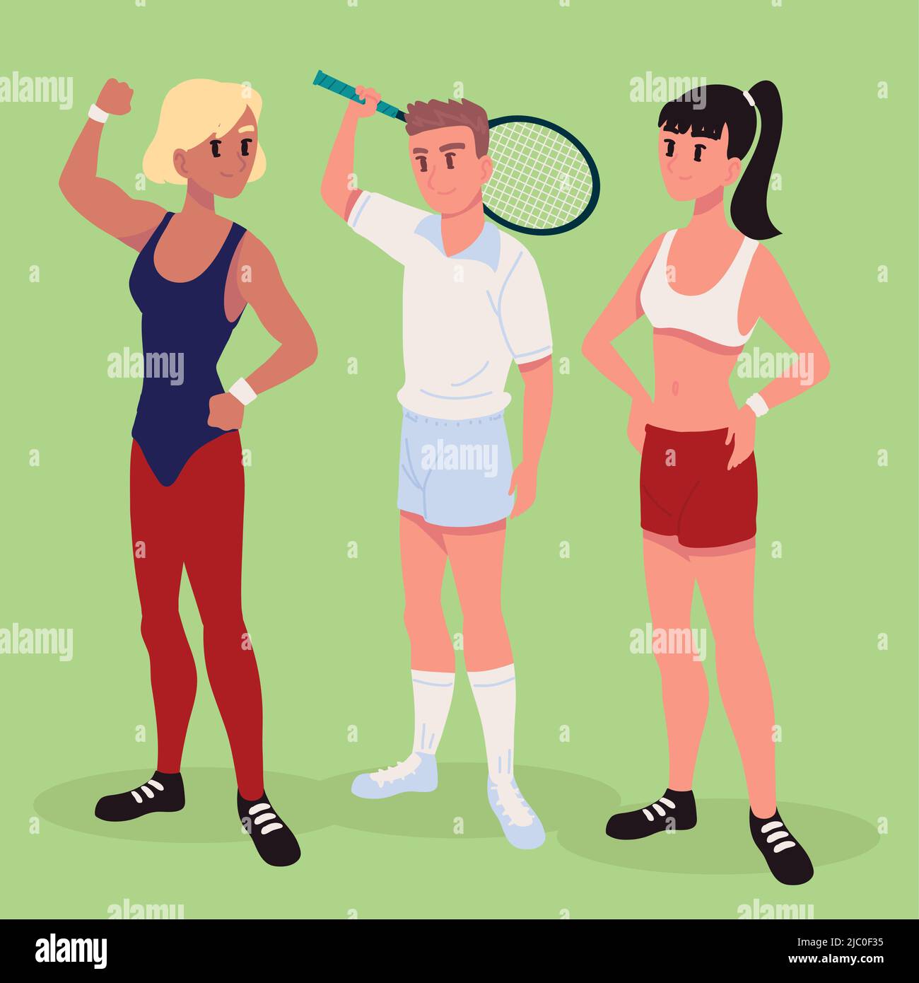 athletic sports people Stock Vector Image & Art - Alamy