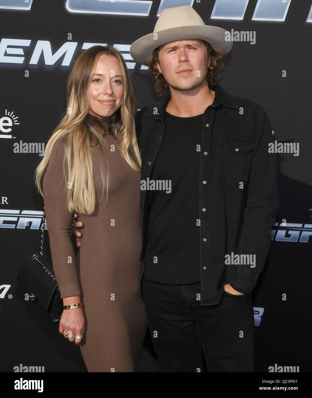 Hollywood, US, June 8, 2022, (L-R) Skyler Shaye and Christian Lopez at ...
