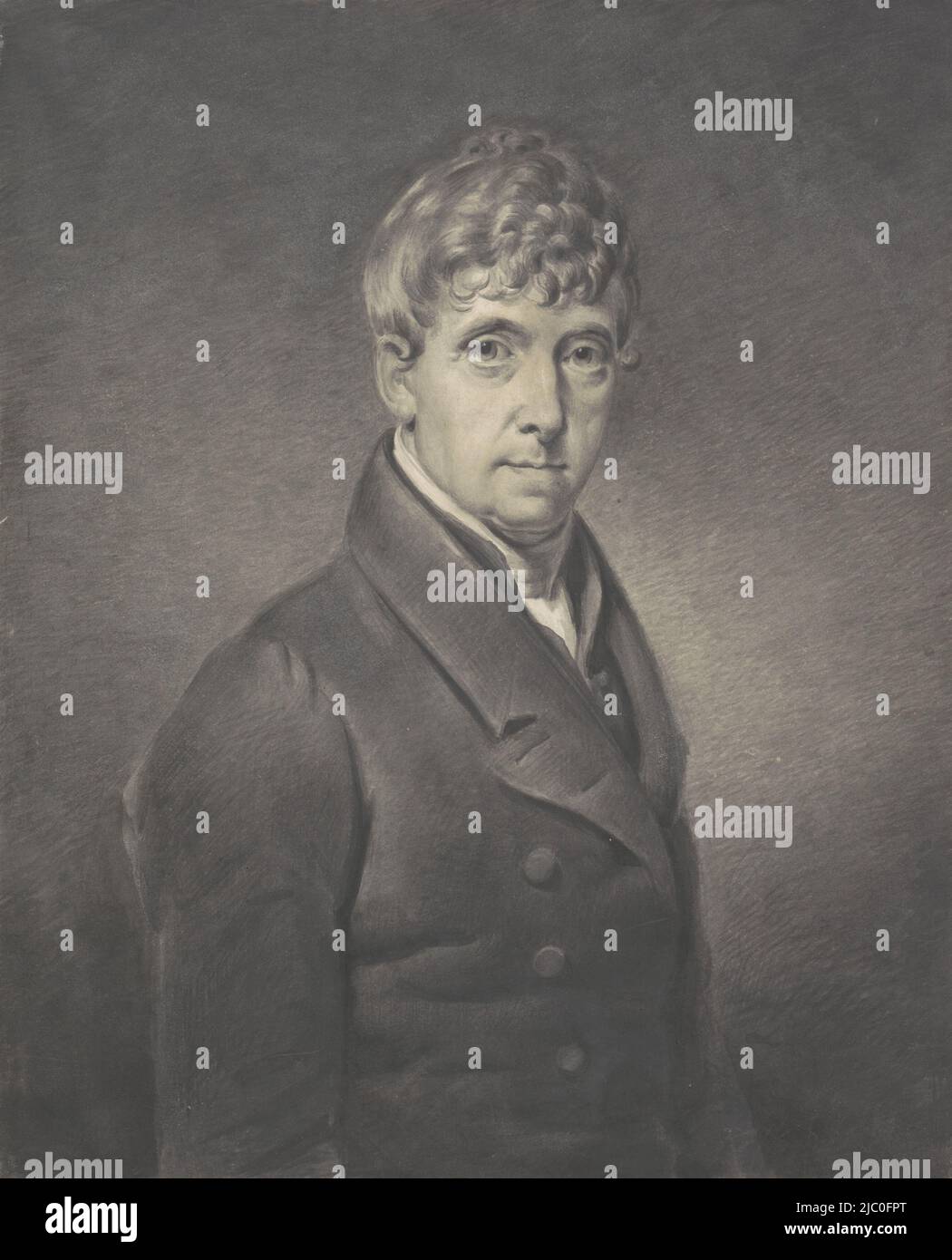 Portrait of Charles Howard Hodges, draughtsman: Carel Lodewijk Hansen ...