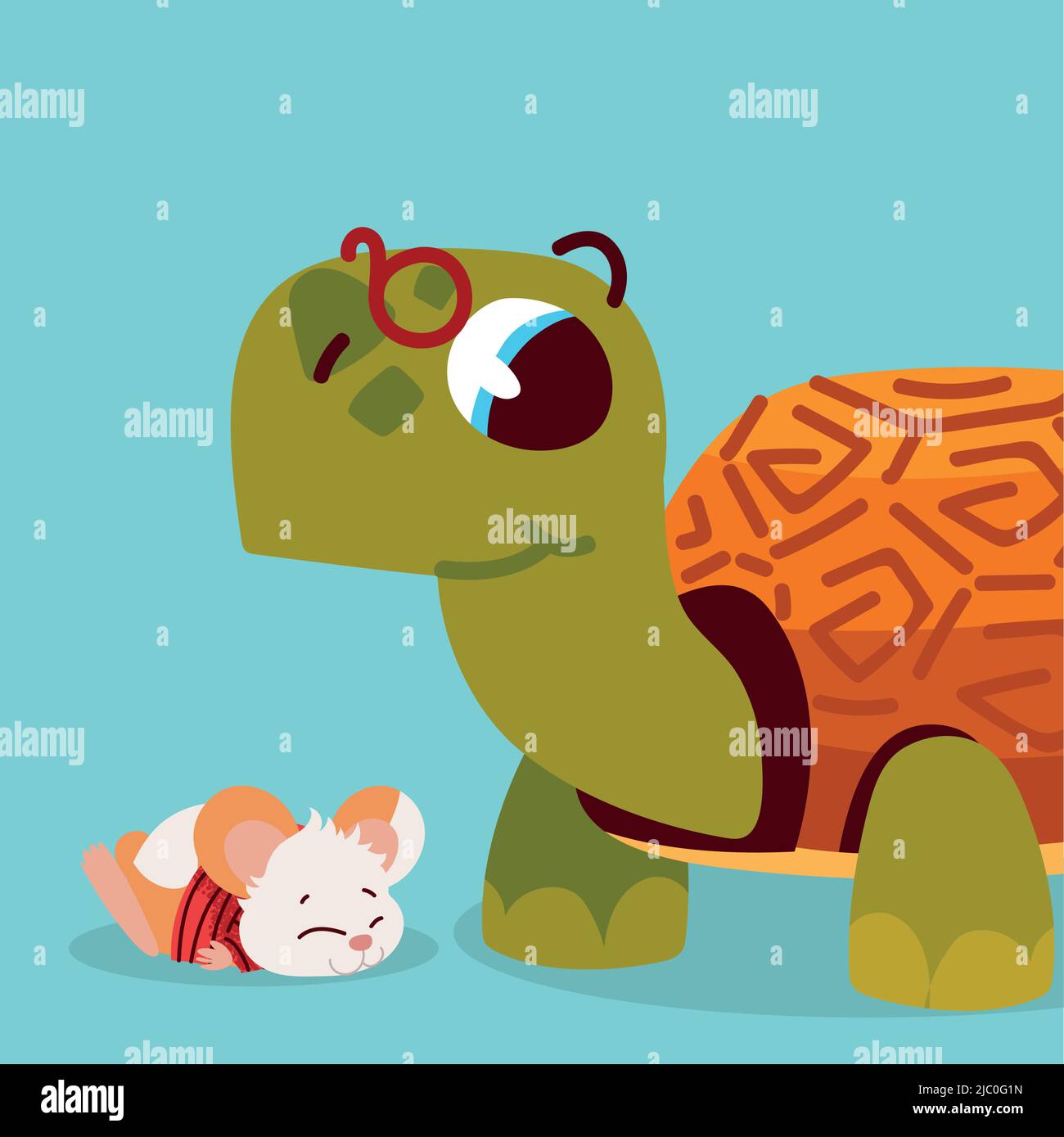 little mouse and turtle Stock Vector Image & Art - Alamy