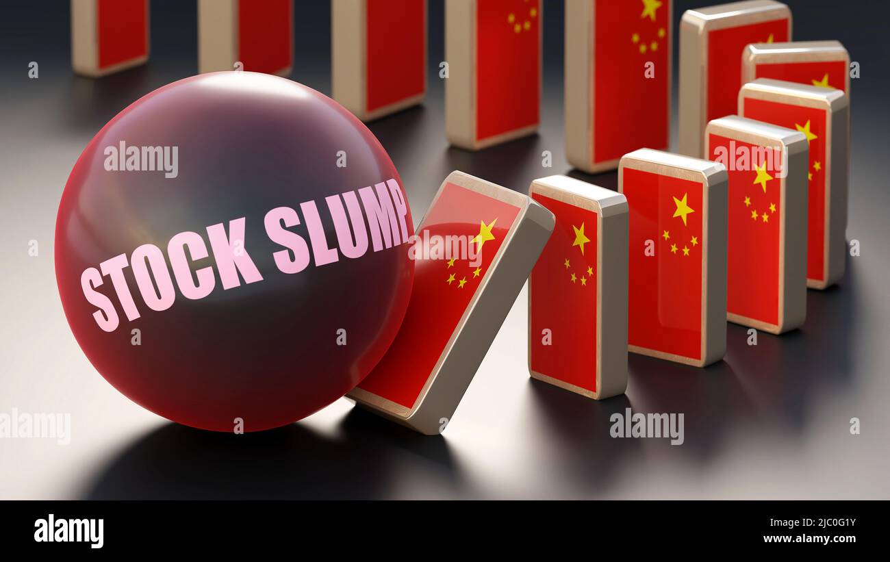 China and stock slump hi-res stock photography and images - Alamy