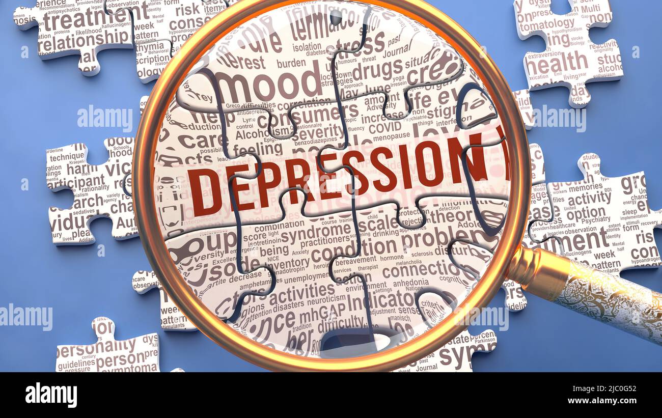 Depression as a complex and multipart topic under close inspection ...