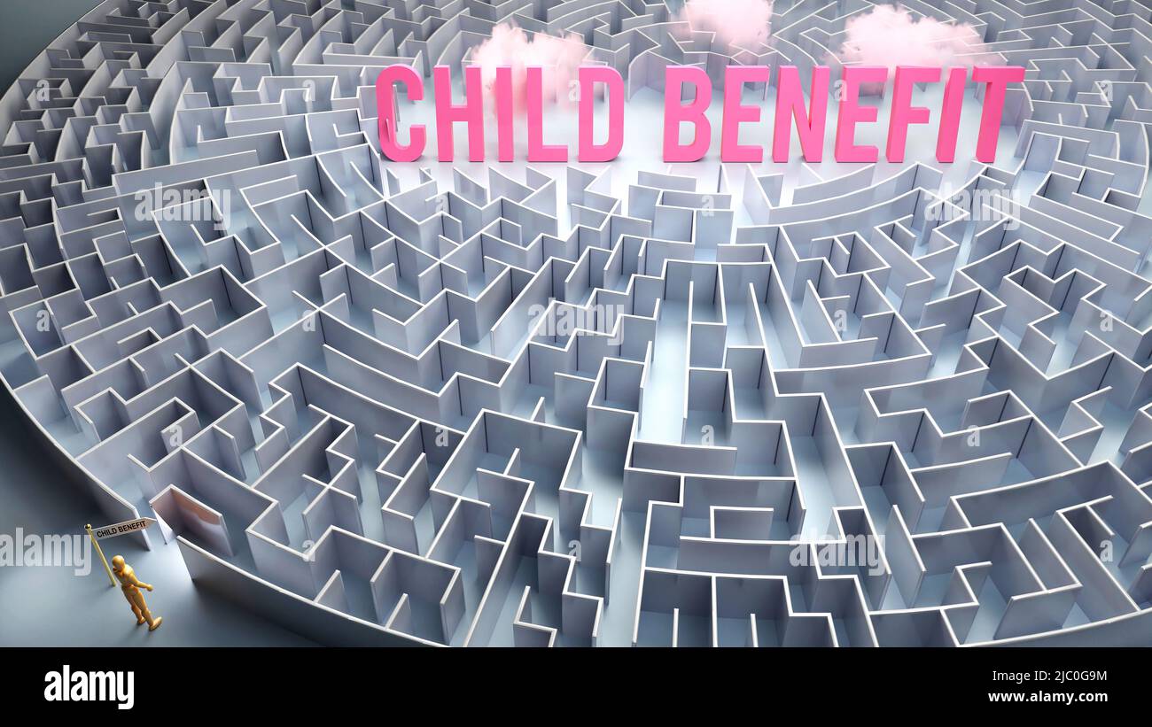 Child benefit and a difficult path hi-res stock photography and images ...