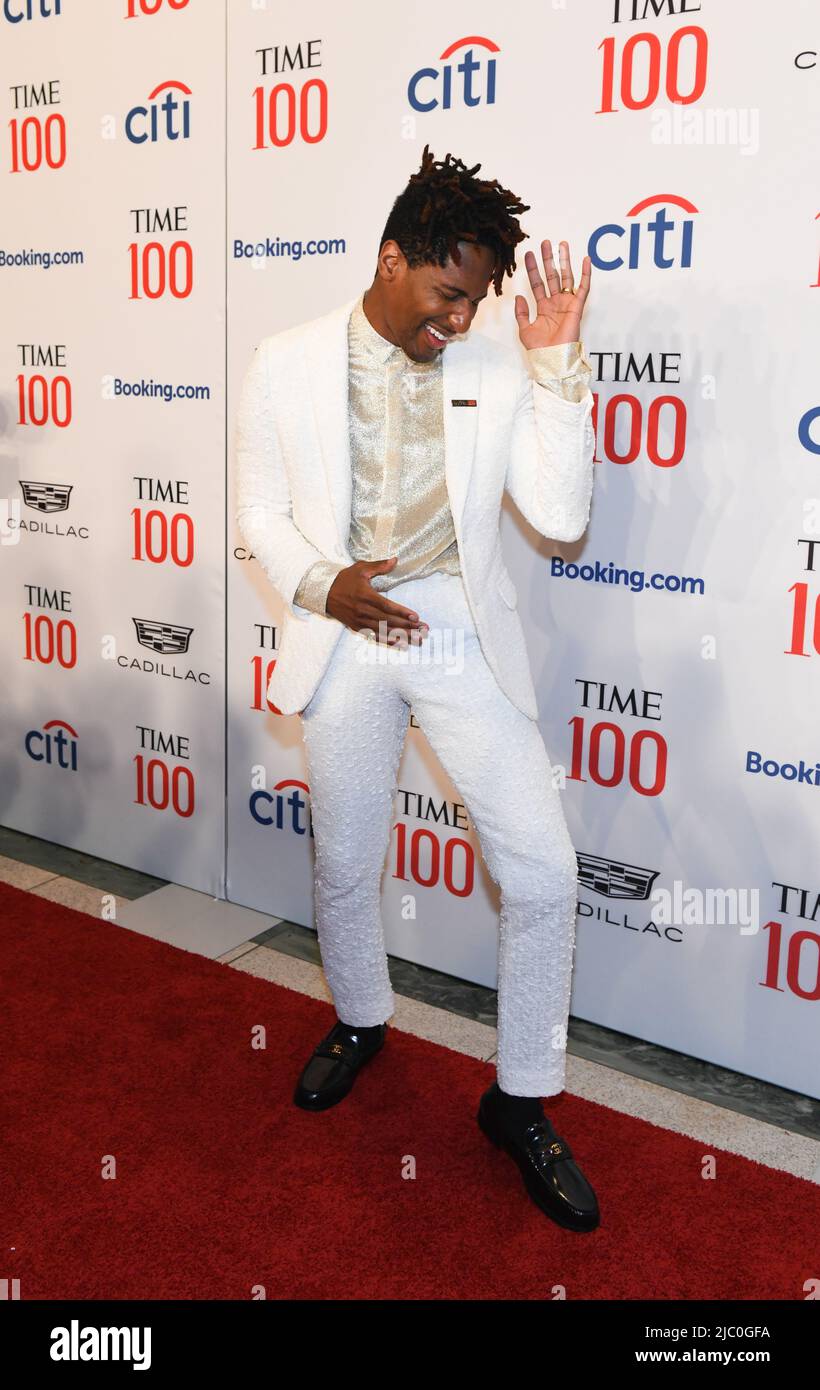New York City. June 08, 2022, Jon Batiste attends the 2022 Time100 Gala ...