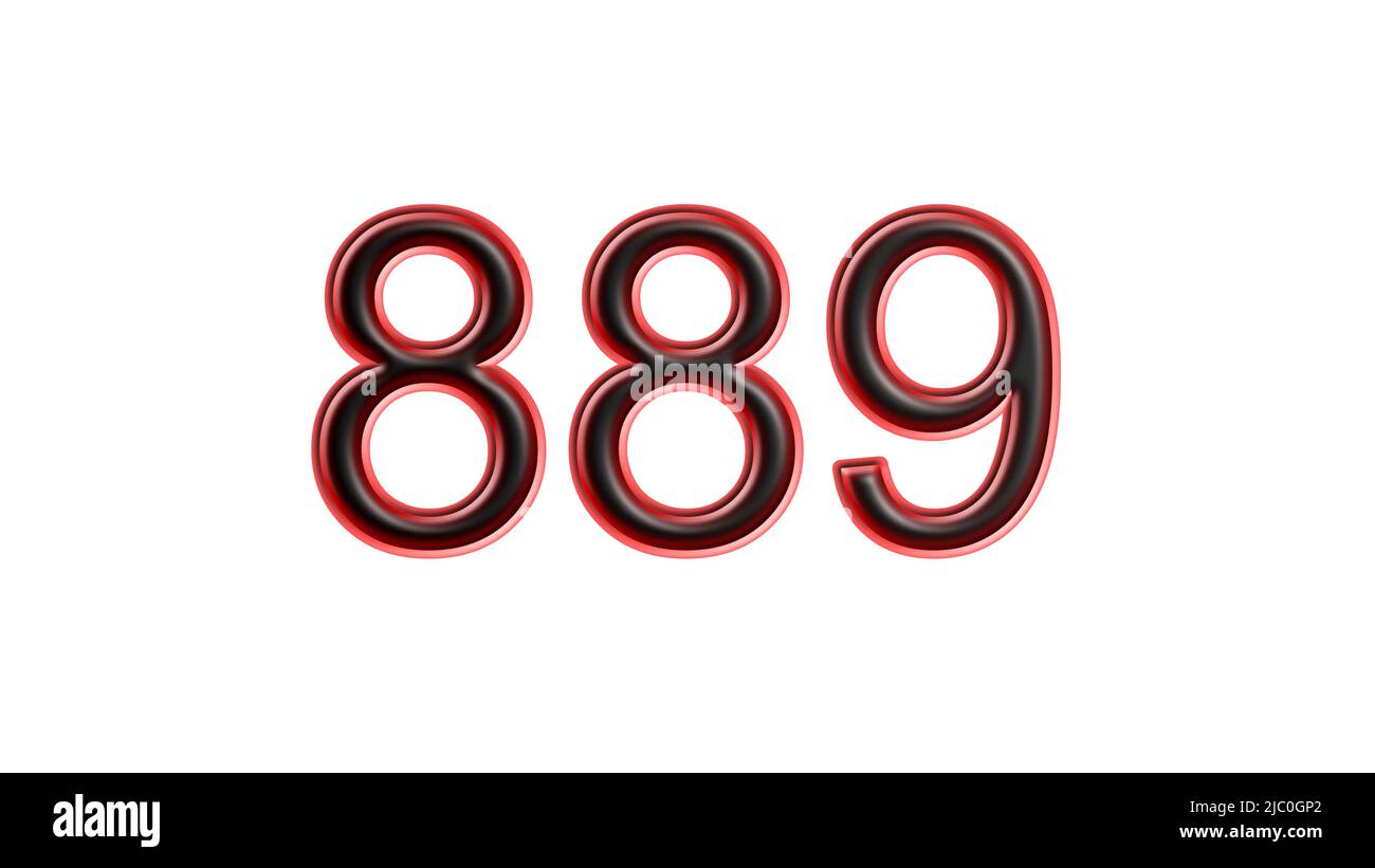 Number 889 Cut Out Stock Images & Pictures - Alamy
