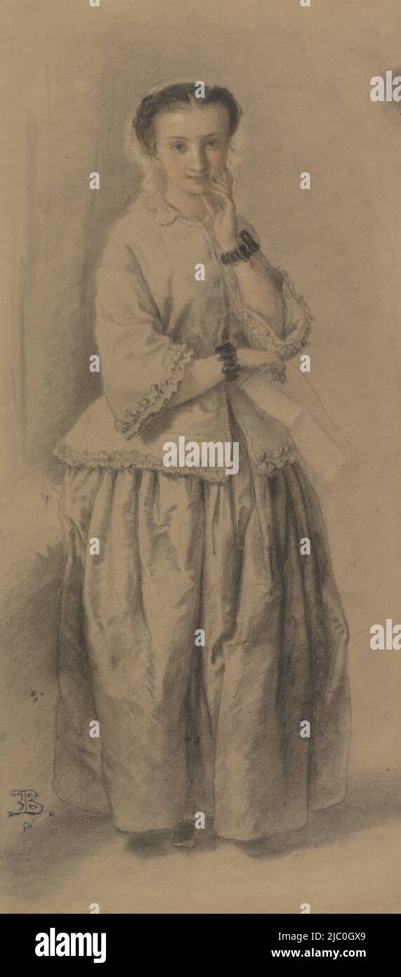 Portrait of Jeanne Dielman, second wife of Eugène François de Block ...