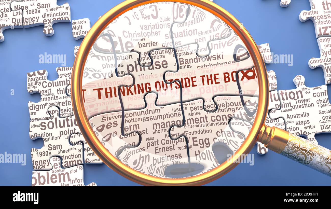 Thinking outside the box as a complex topic under close inspection ...