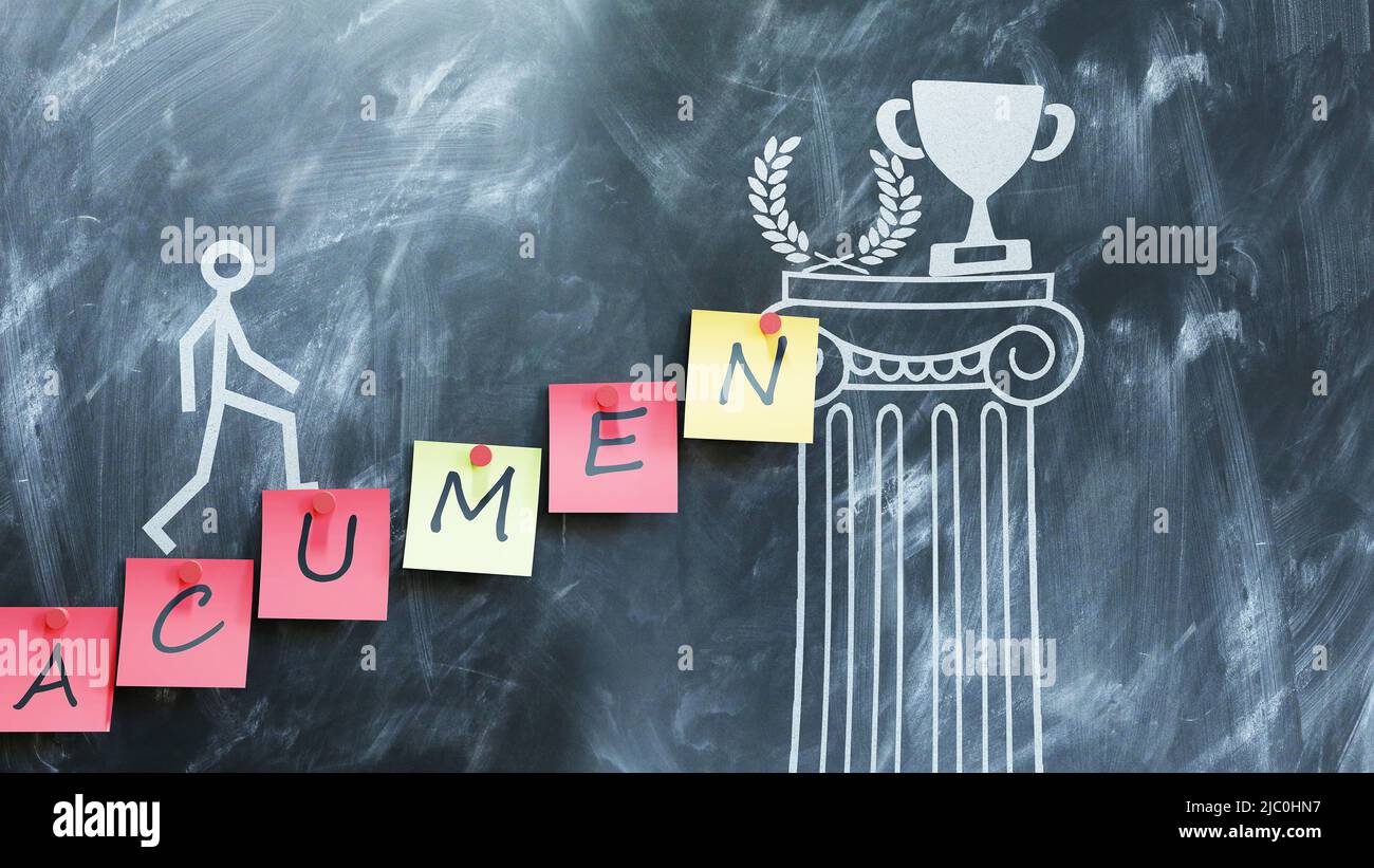 Acumen make steps to success hi-res stock photography and images - Alamy
