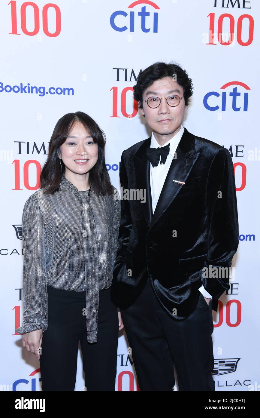 New York City. June 08, 2022, Kim Ji-yeon and Hwang Dong-hyuk attends ...