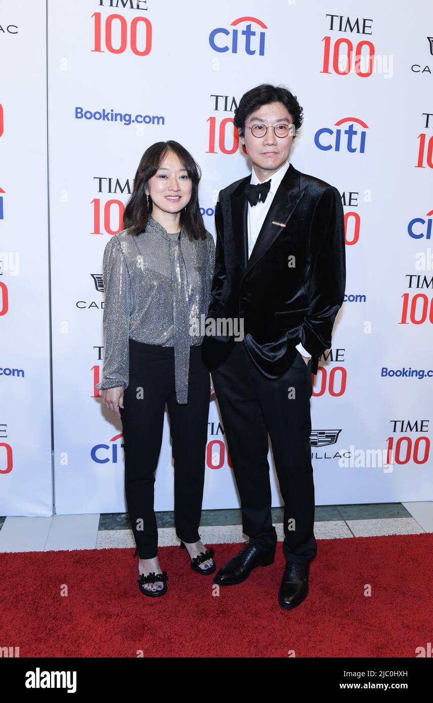 New York City. June 08, 2022, Kim Ji-yeon and Hwang Dong-hyuk attends ...