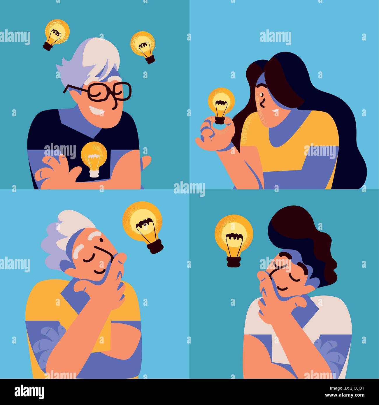 set people creativity Stock Vector Image & Art - Alamy