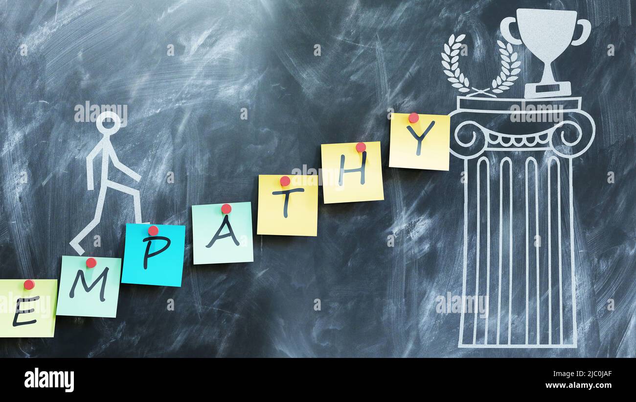 Empathy make steps to success hi-res stock photography and images - Alamy