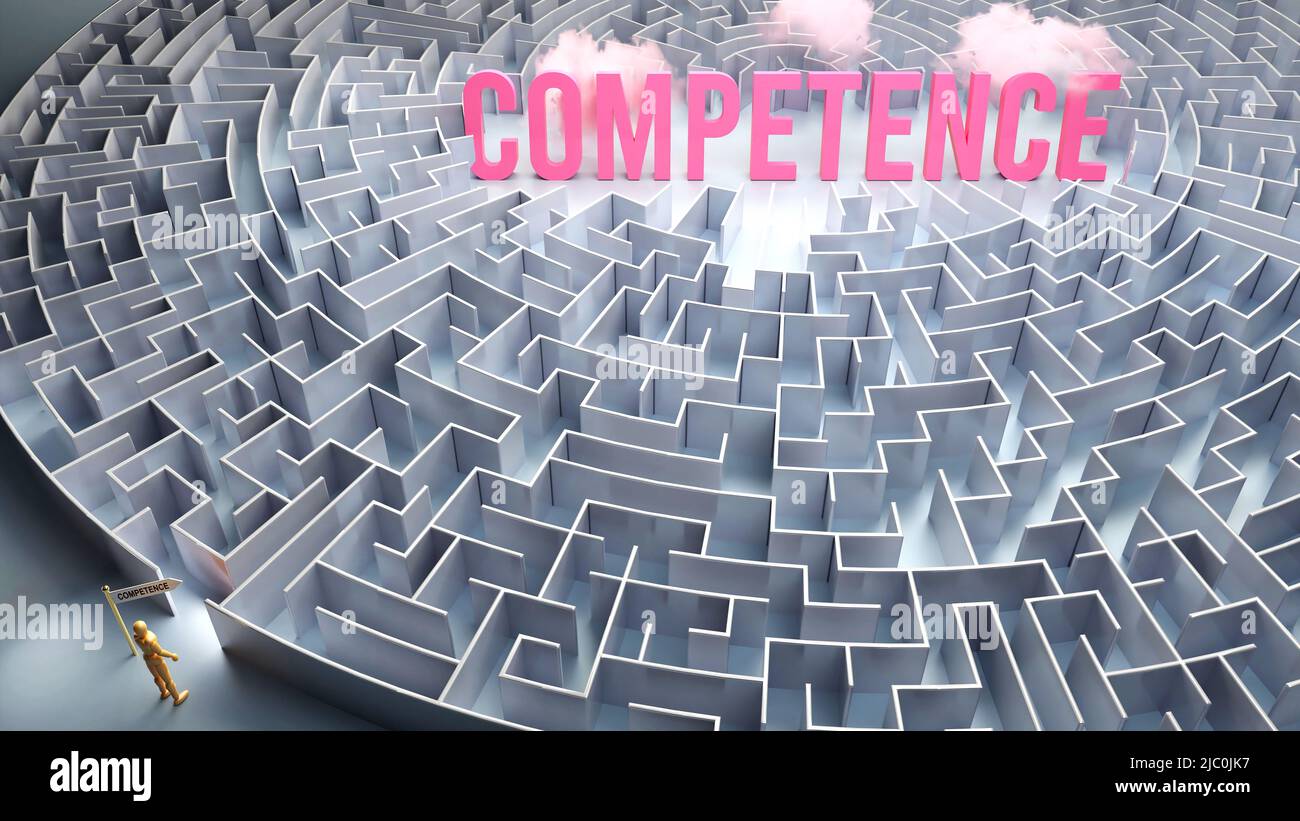Complicated journey to competence hi-res stock photography and images ...